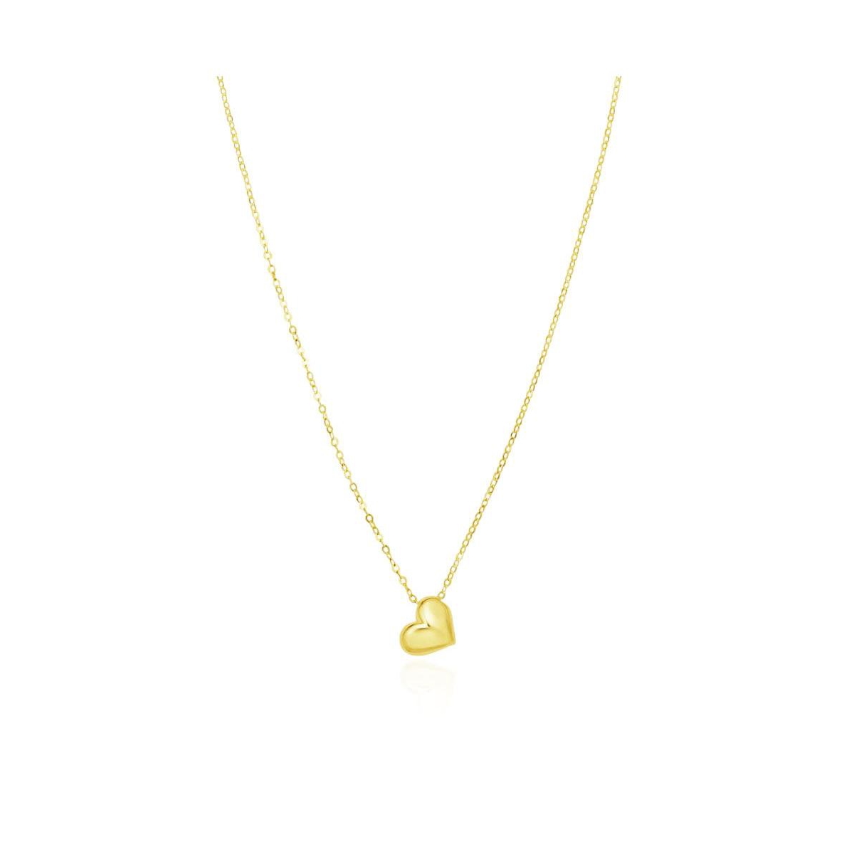 Click here for The Lovery Mini Asymmetrical Gold Puffy Heart Neck... prices