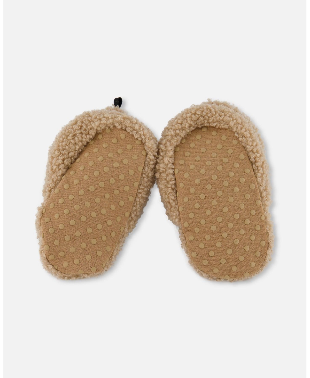 Click here for Deux par Deux Baby Unisex Sherpa Slippers Brown -... prices