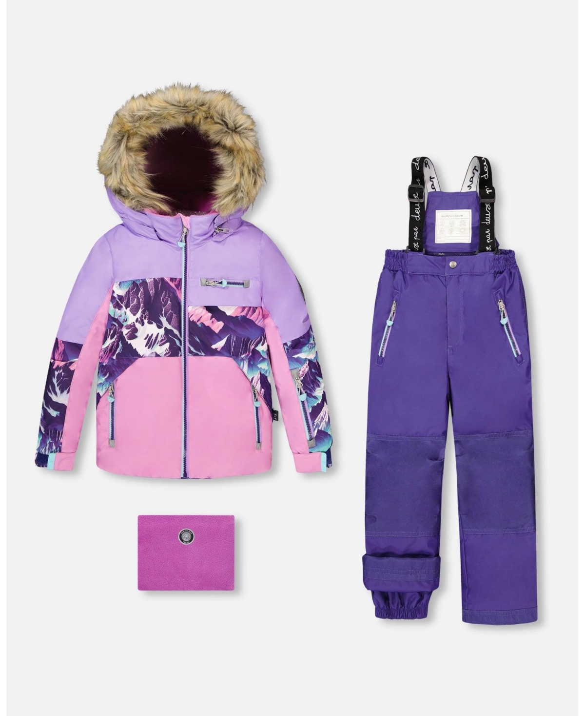 Click here for Deux par Deux Girl Two-Piece Play Snowsuit Dark Pu... prices