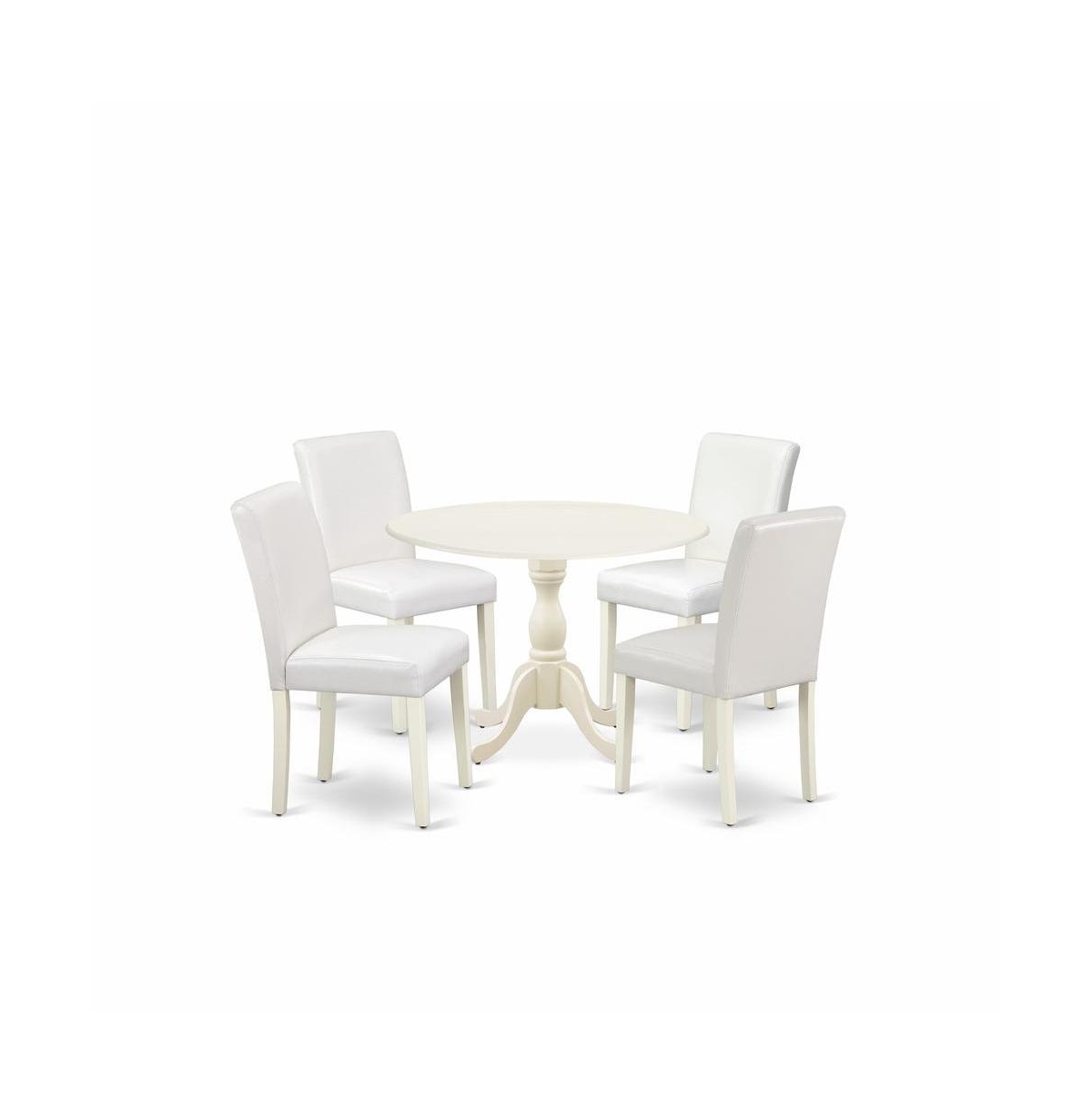 Click here for East West Furniture 5 Piece Dinning Room Table Set... prices