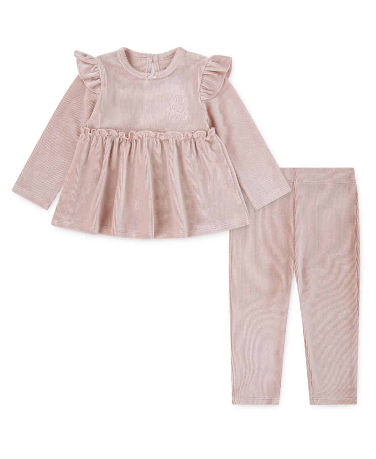Click here for Huggies Baby Girl Long Sleeve Top and Pant  2-Piec... prices