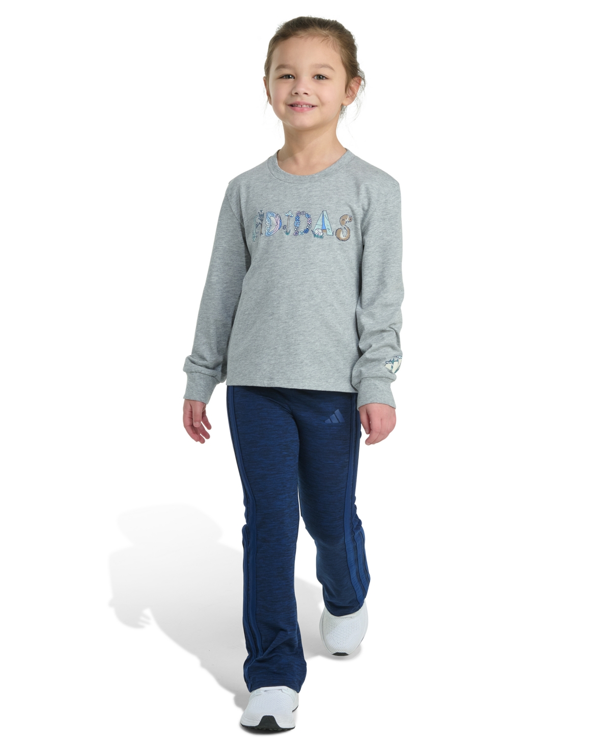 Click here for adidas Toddler and Little Girls 2-Piece Crewneck T... prices