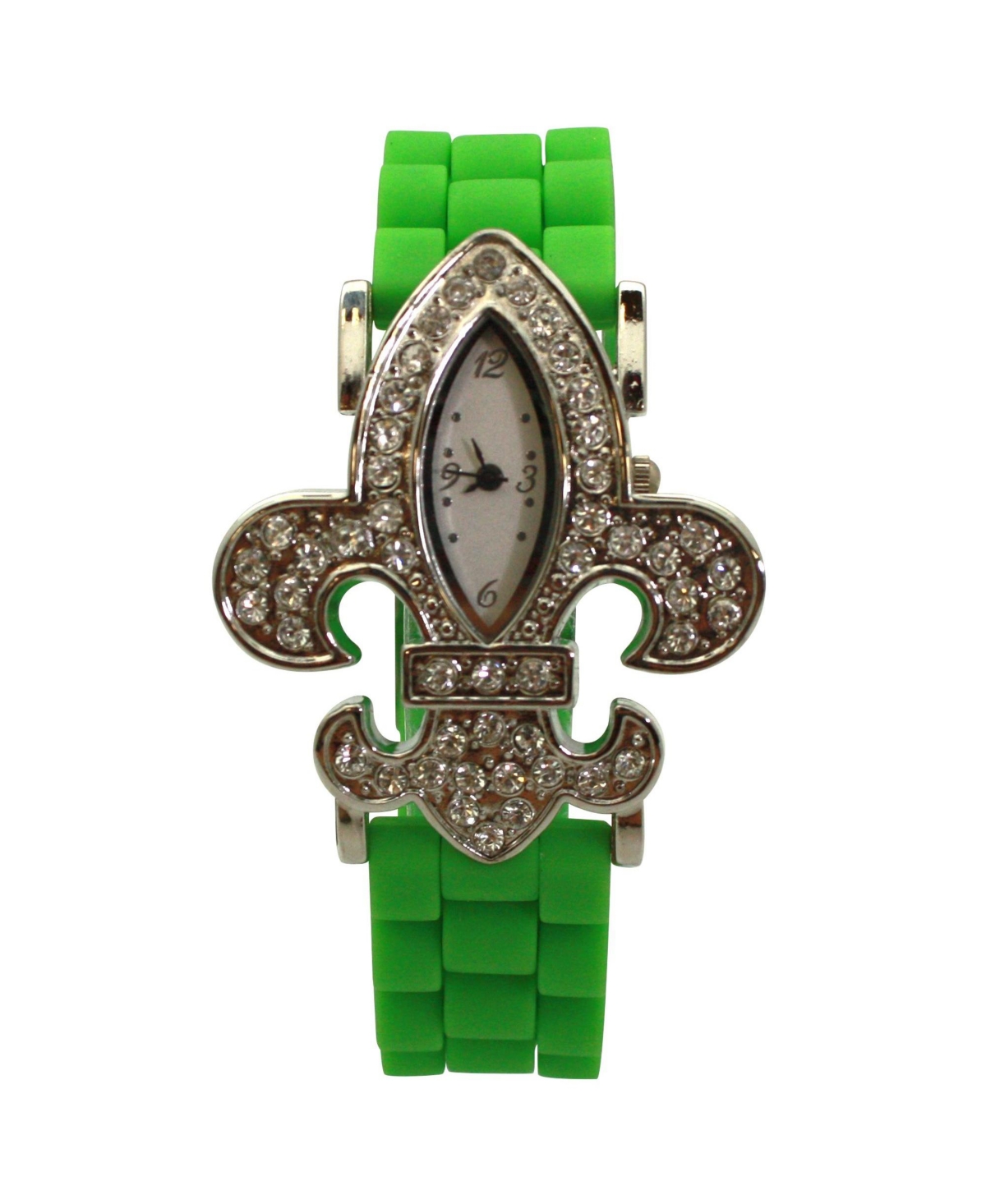 Click here for Olivia Pratt Lime Green Rhinestones Silicone Women... prices
