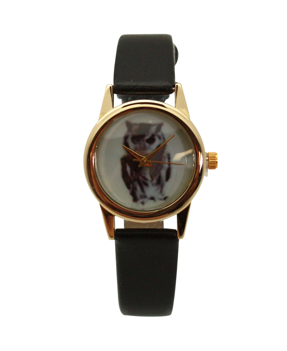Click here for Olivia Pratt Black Owl Drawing Face Faux Leather B... prices