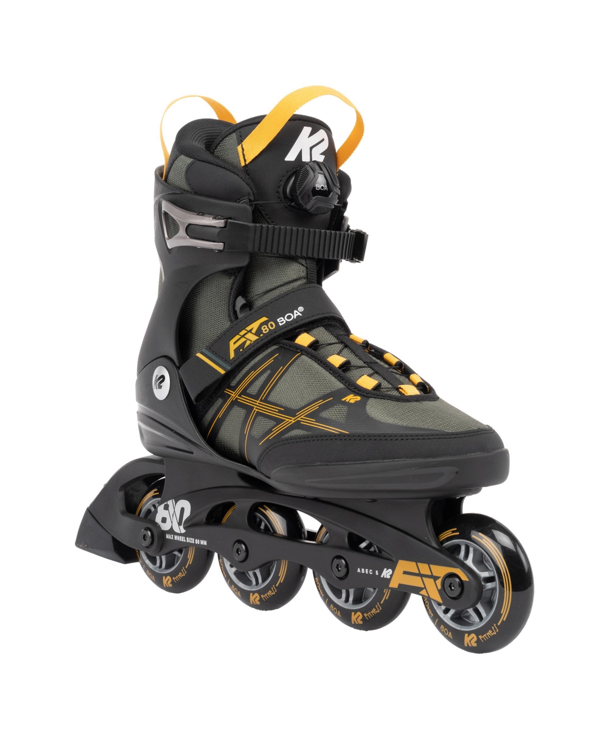 Click here for K2 F.i.t. 80 Boa Gray Mens Inline Skates - Gray/mu... prices