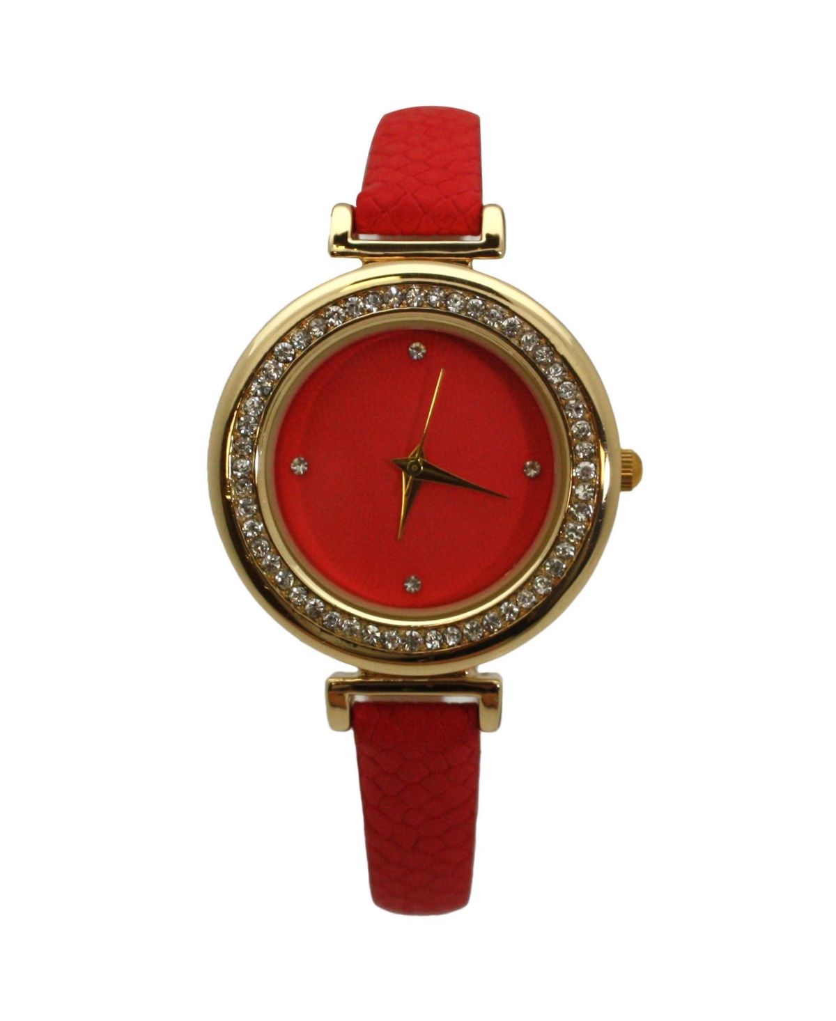 Womens Olivia Pratt(tm) Solid Colors & Rhinestones Watch - 26550