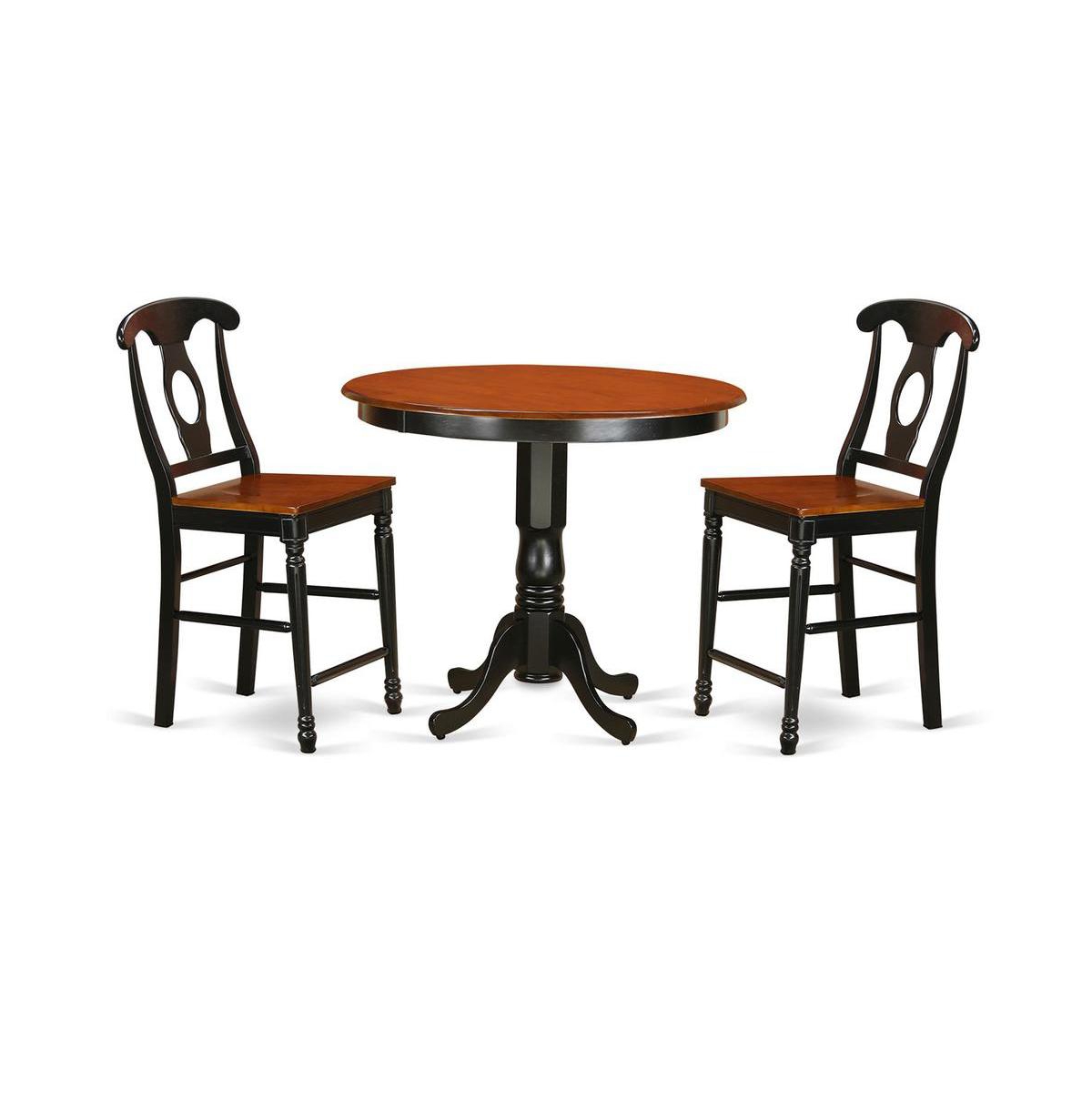 Click here for East West Furniture 3 Pc pub Table set - Small Kit... prices