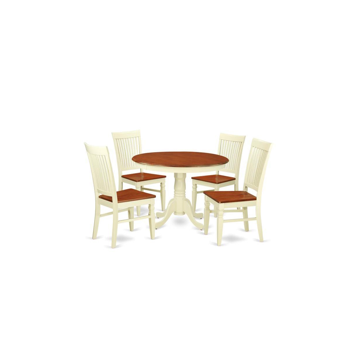 Click here for East West Furniture Dining Room Set Buttermilk & C... prices