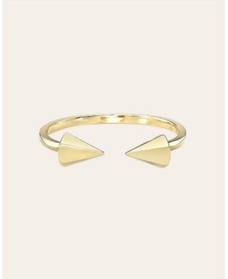 Click here for Zoe Lev 14k Gold Spike Cuff Ring prices