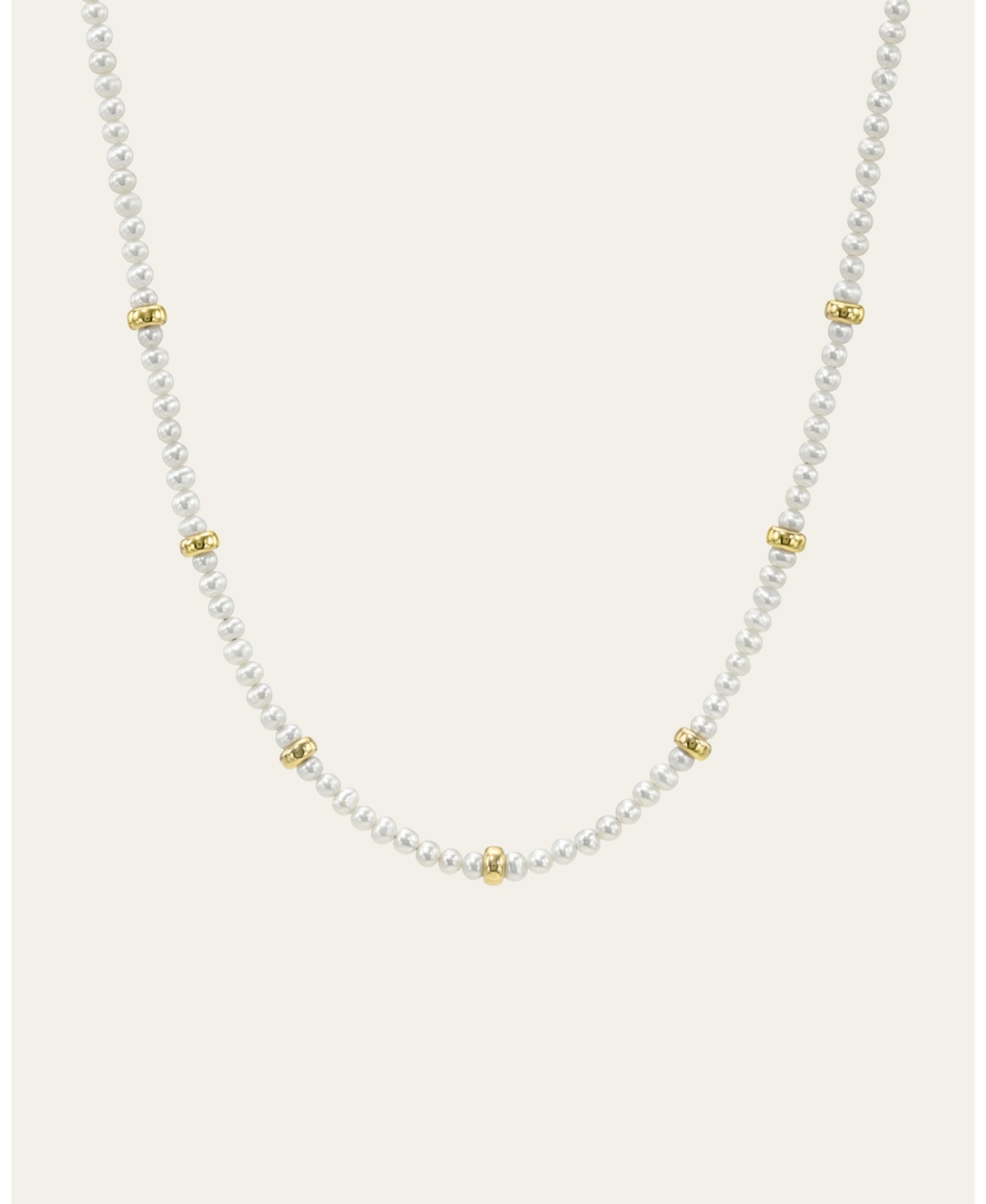 Click here for Zoe Lev 14K Gold Pearl Segment Bead Necklace - Yel... prices