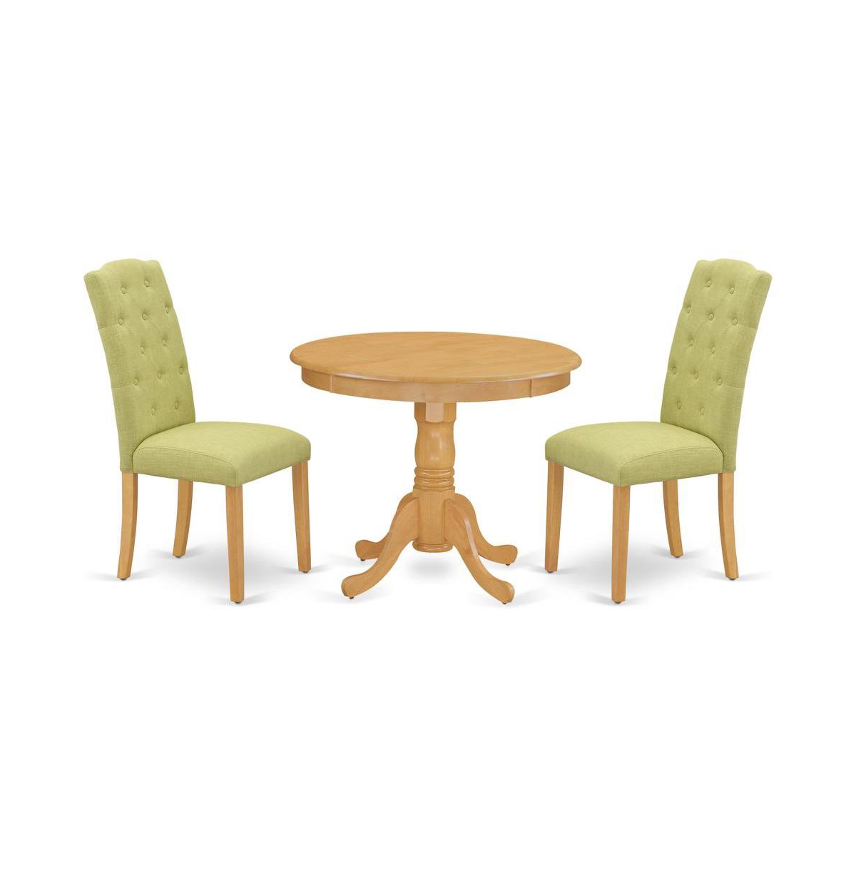 Click here for East West Furniture Dining Room Set Oak - Oak prices