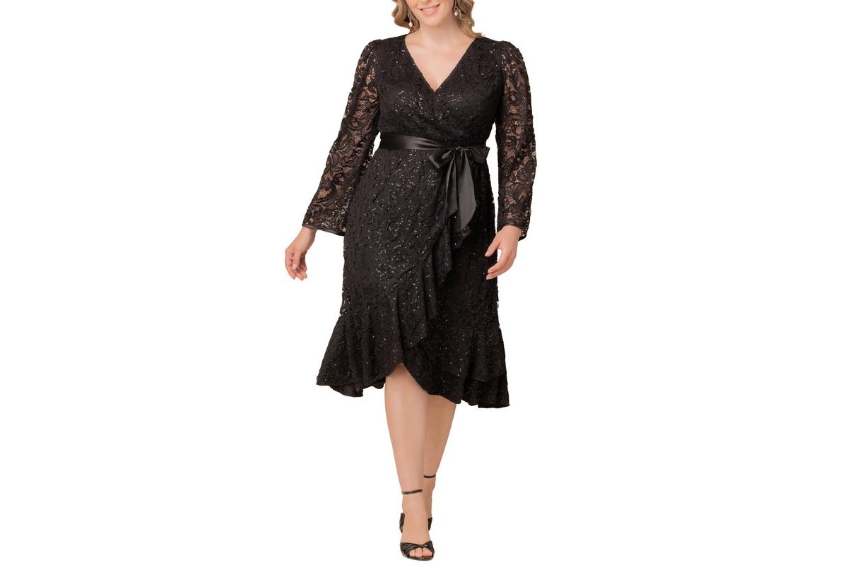Click here for Kiyonna Womens Plus Size Cosmopolitan Sequin Lace... prices