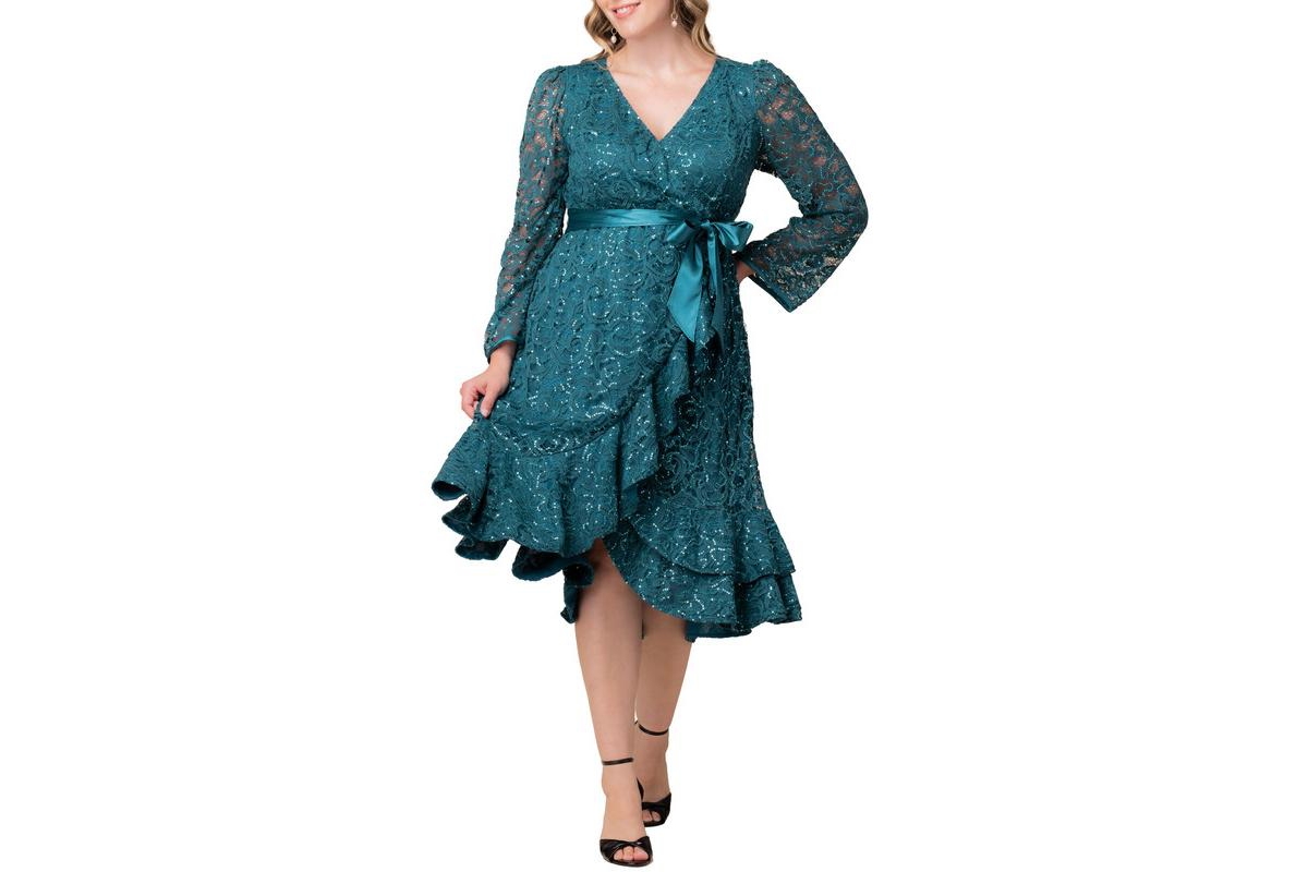 Click here for Kiyonna Womens Plus Size Cosmopolitan Sequin Lace... prices