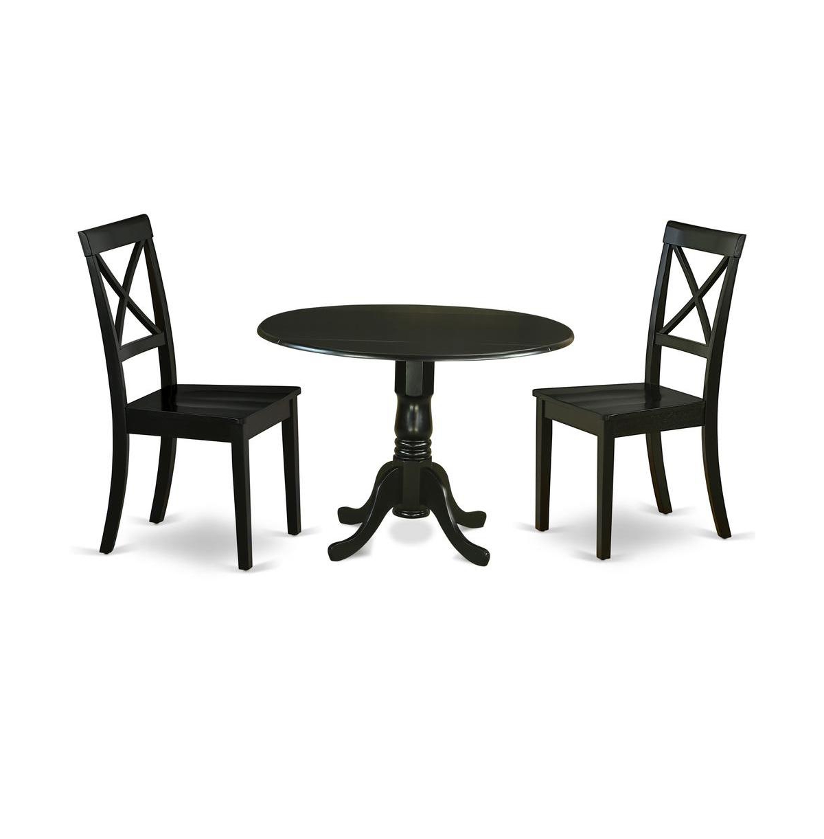 Click here for East West Furniture Dining Room Set Black - Black prices