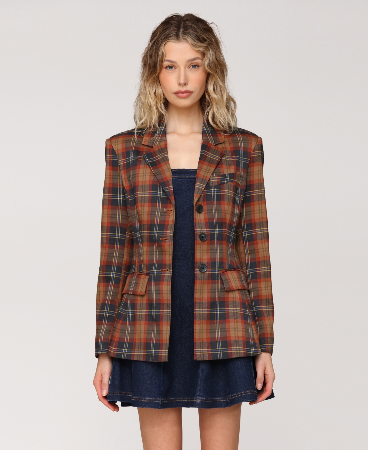 Click here for Avec Les Filles Womens Button Front Spread Hourgla... prices
