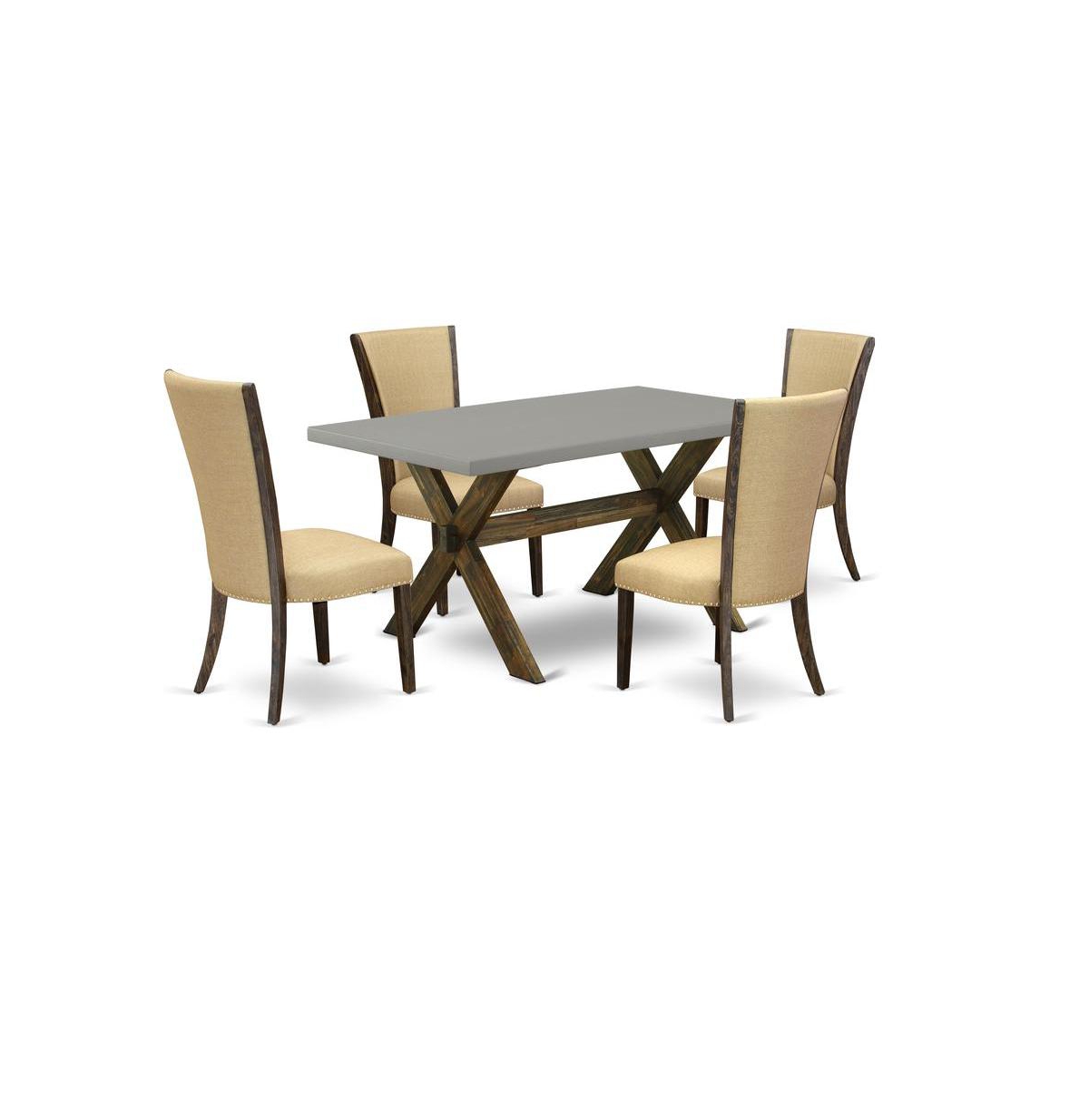 Click here for East West Furniture 5 Pc Dining Table Set Offers a... prices
