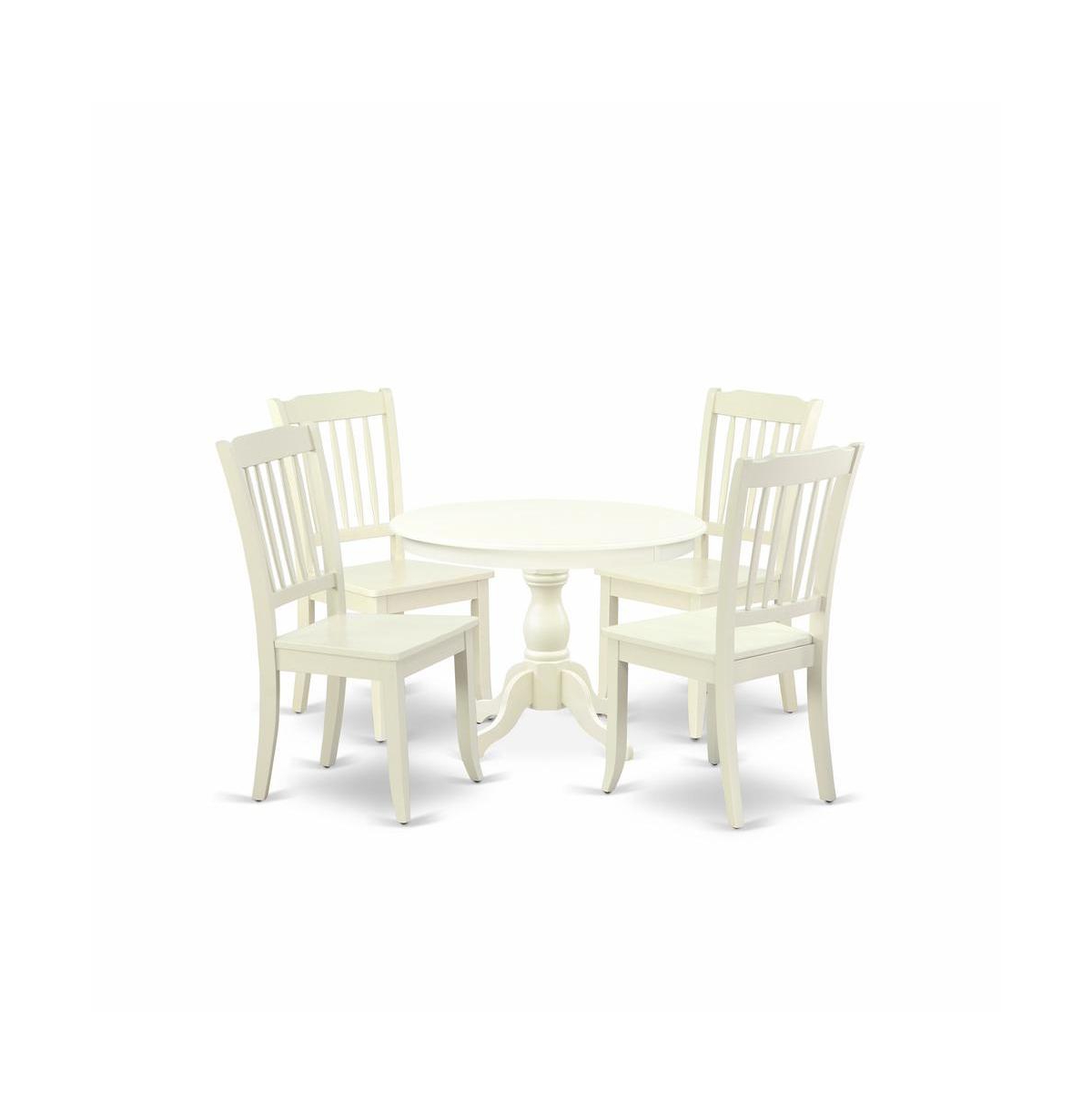 Click here for East West Furniture 5 Piece Modern Dining Table Se... prices