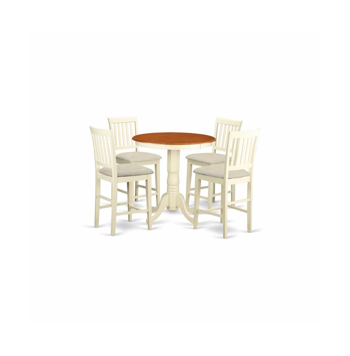 Click here for East West Furniture 5 Pc pub Table set - Kitchen d... prices
