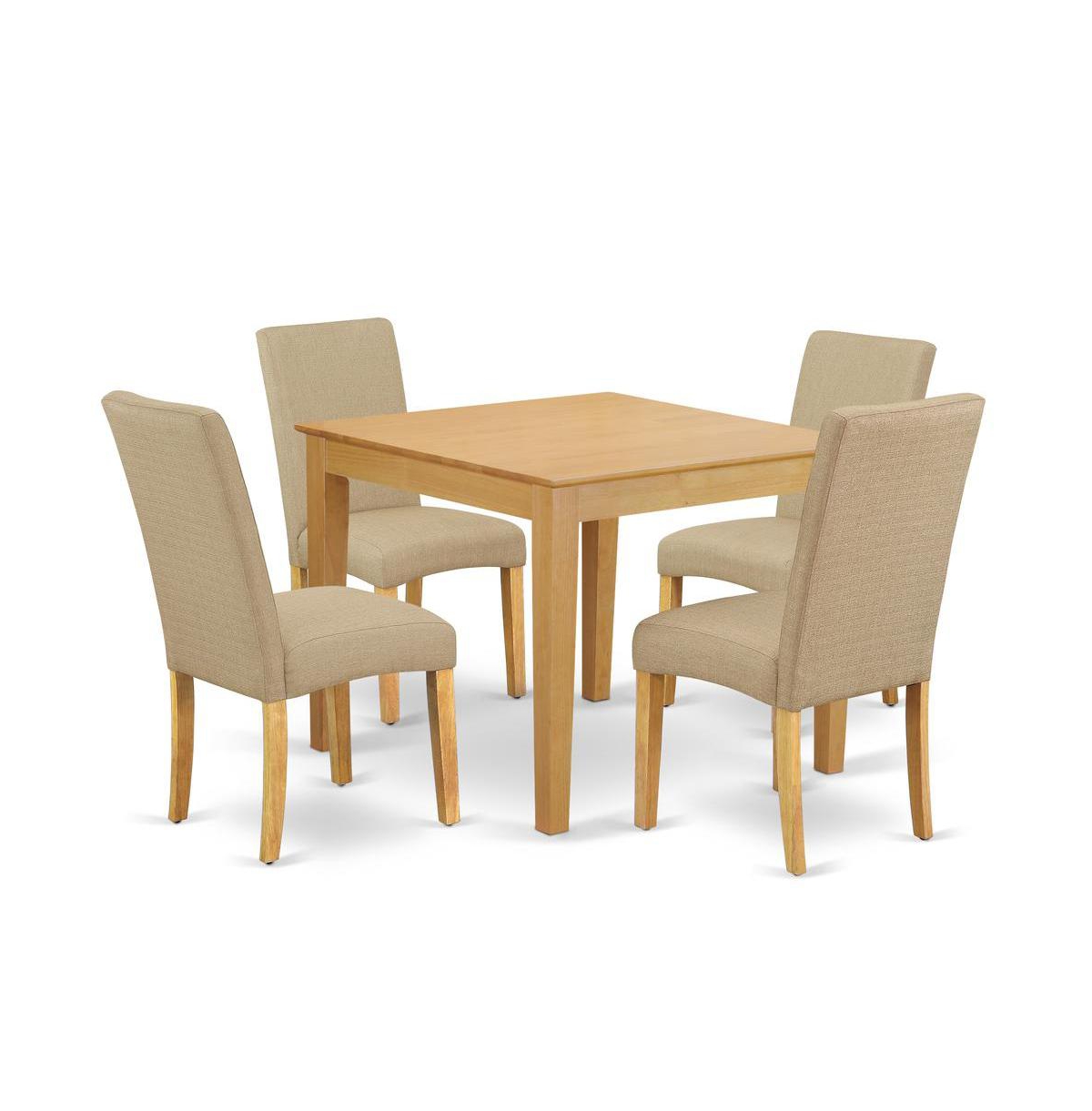 Click here for East West Furniture Dining Room Set Oak - Oak prices