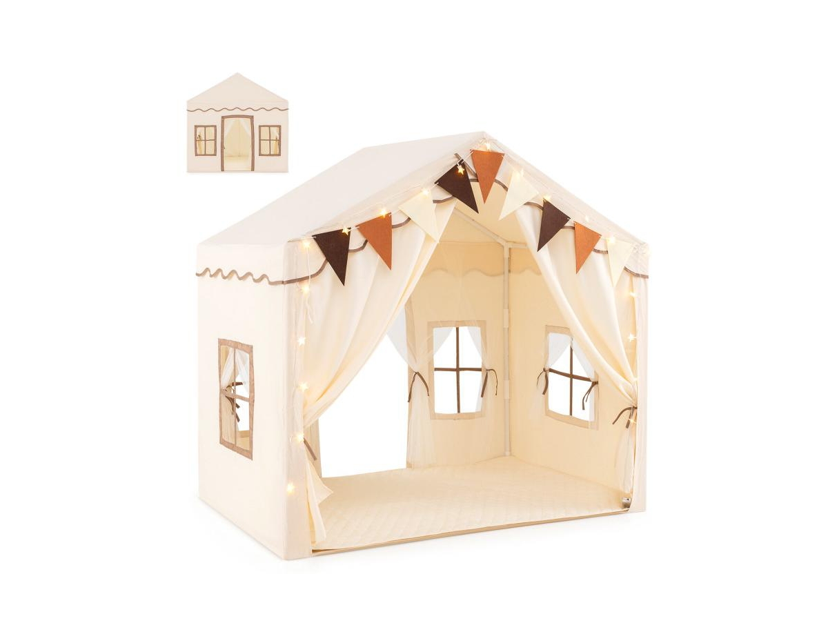 Click here for 3-4 Kids Large Play Tent House with 2 Opening Door... prices
