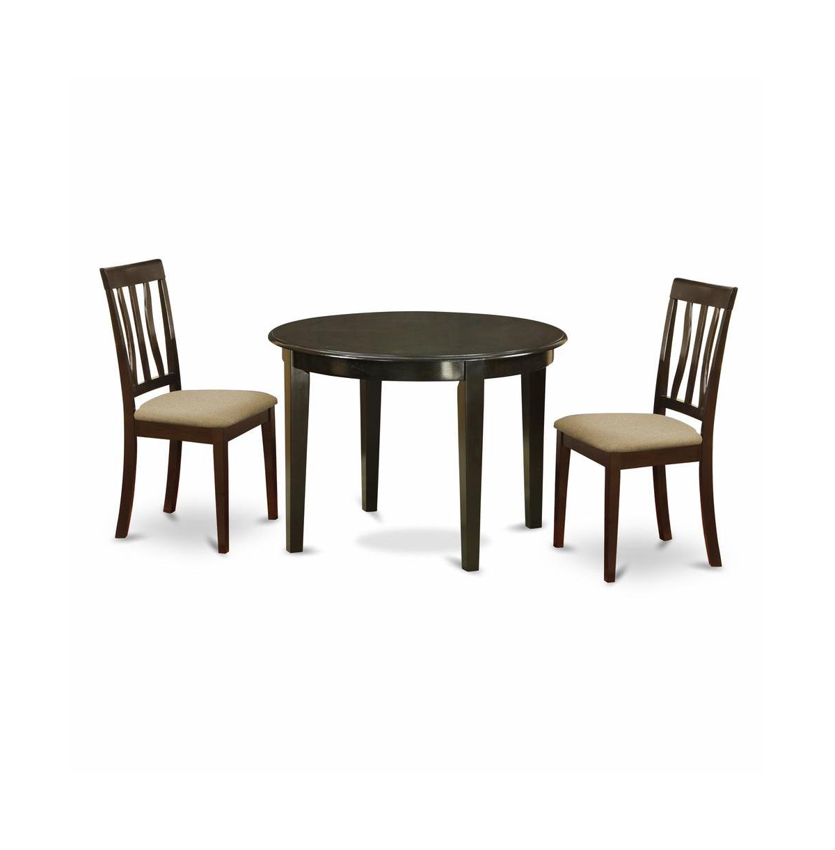 Click here for East West Furniture 3 Pc Kitchen Table set-Small r... prices