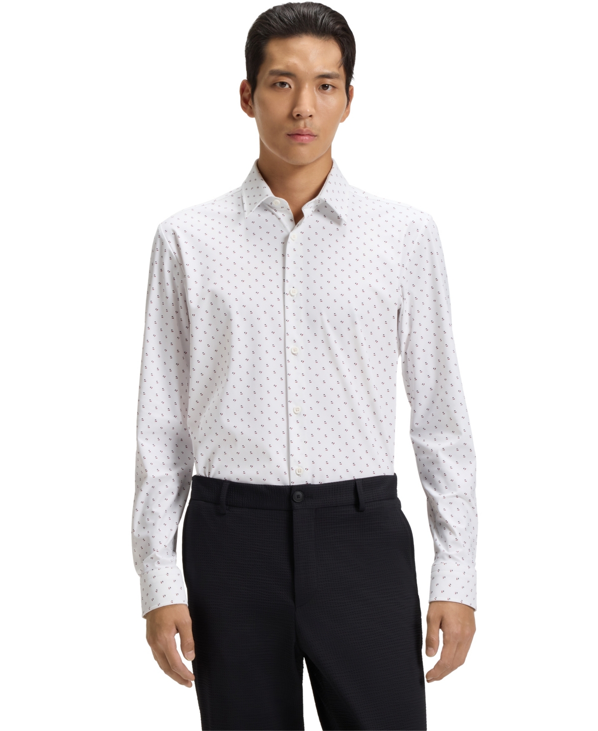 Click here for Boss by Hugo Boss Mens Performance Slim-Fit Dress... prices