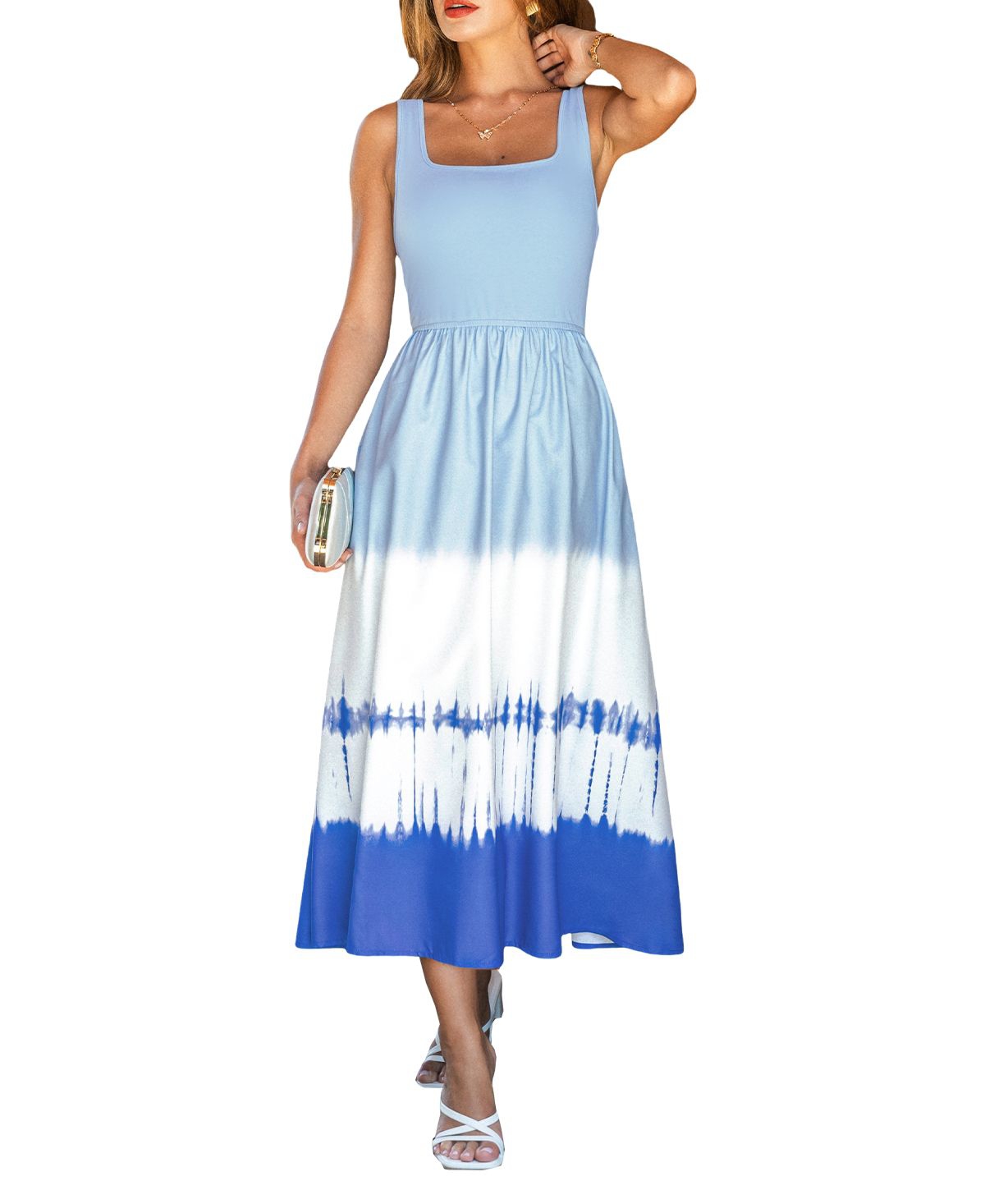 Click here for Cupshe Womens Lovely Day Ombre Midi Beach Dress -... prices