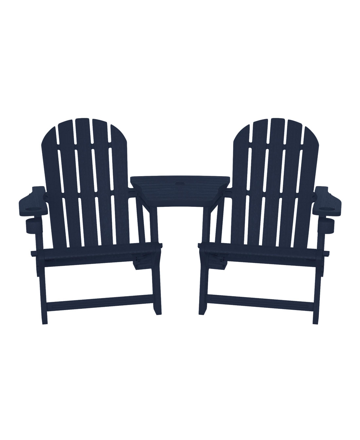 Click here for Outdoor Hdpe Adirondack Chairs With Connecting Tab... prices