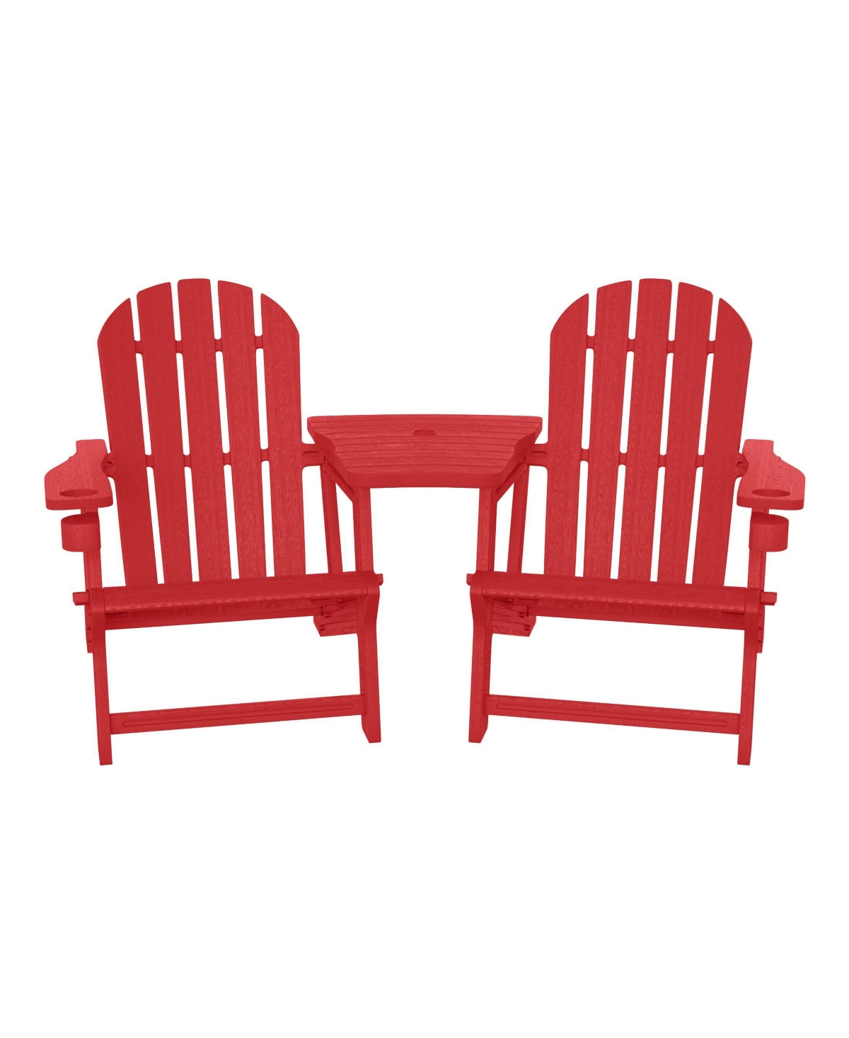 Click here for Outdoor Hdpe Adirondack Chairs With Connecting Tab... prices