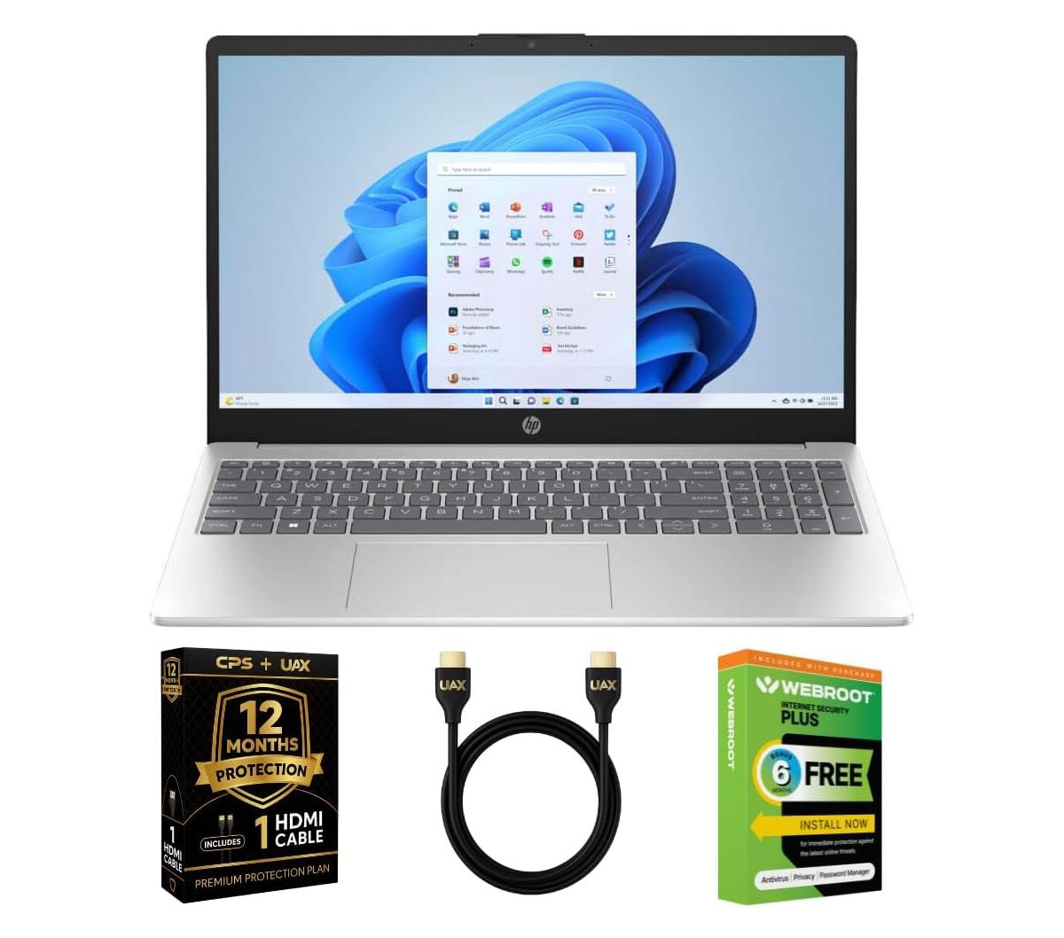 Click here for Hp 15.6″ Hd Touchscreen Laptop Bundle  Amd... prices