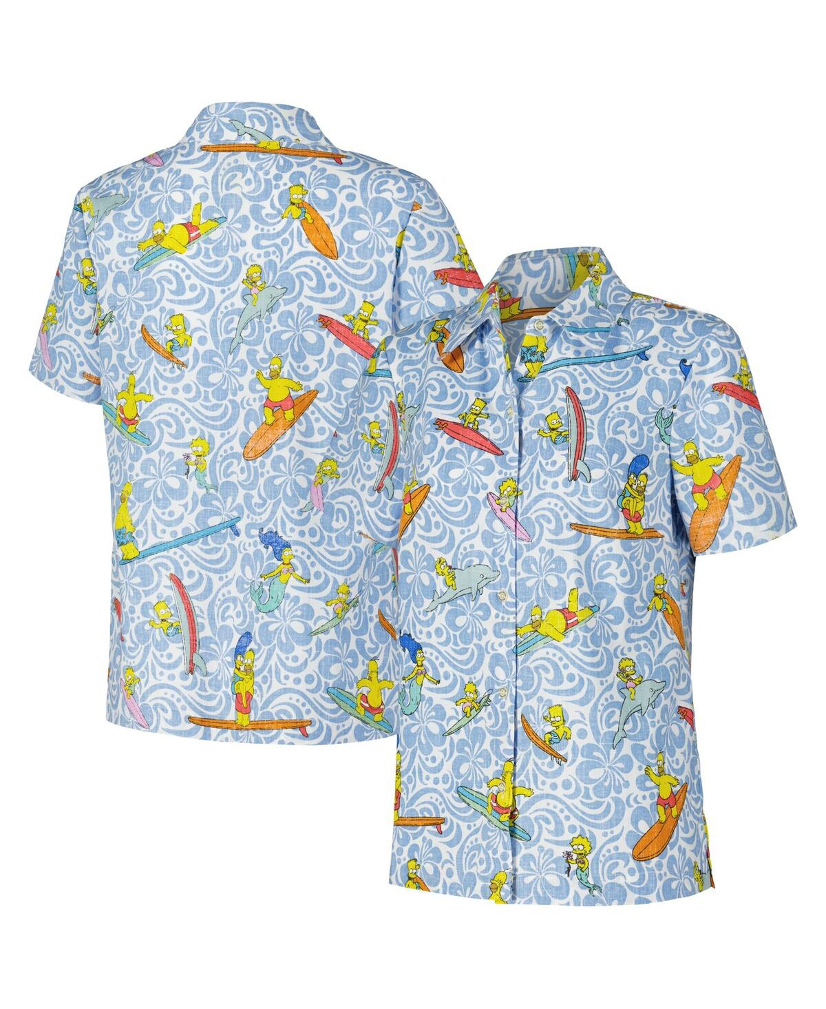 Click here for Reyn Spooner Womens Light Blue The Simpsons Cowabu... prices