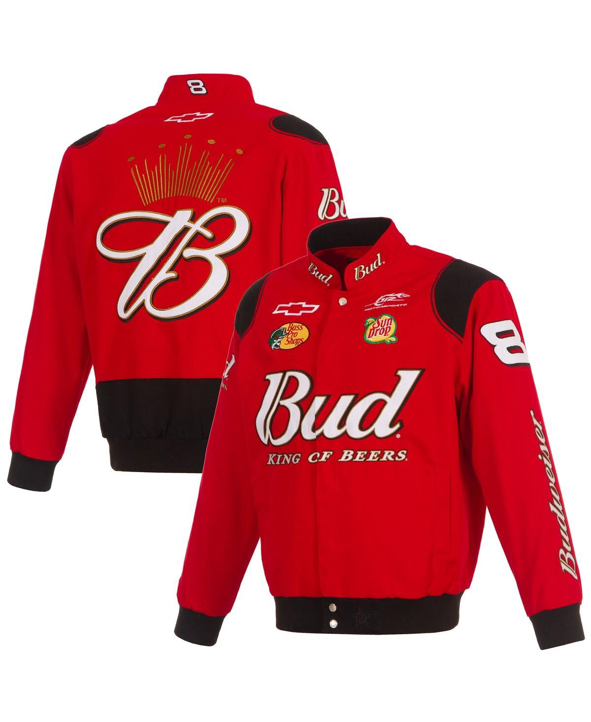 Click here for Jh Design Mens Red Dale Earnhardt Jr. Budweiser Fu... prices