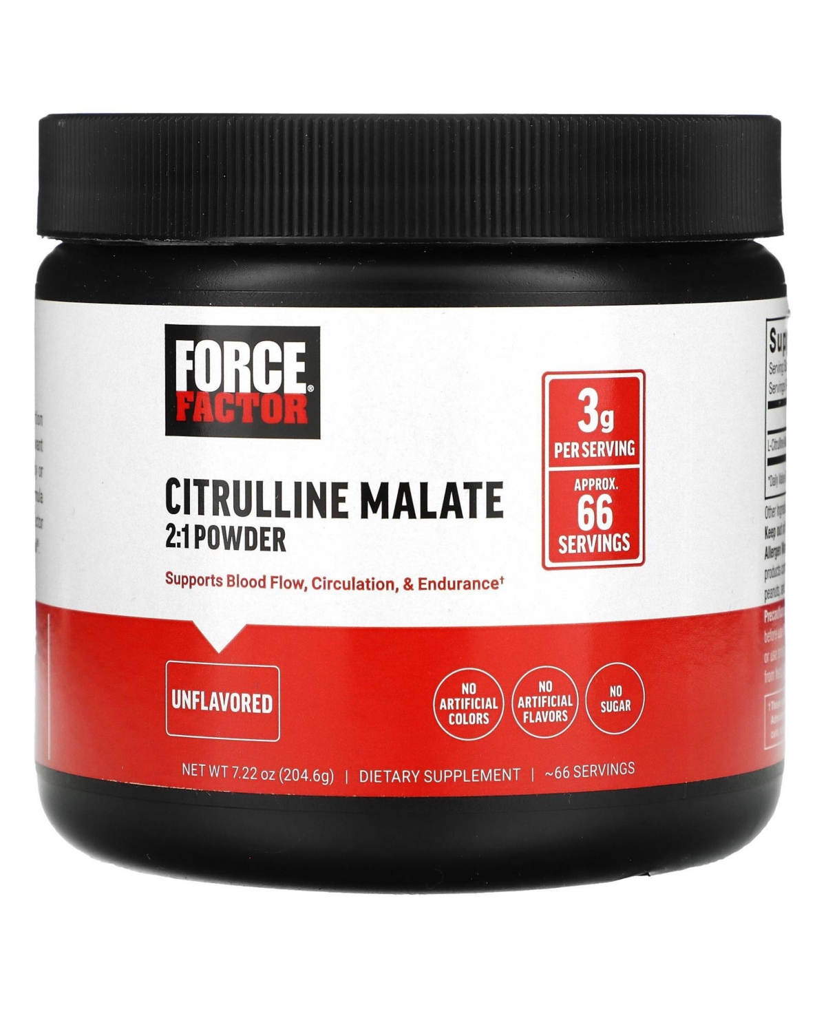 Click here for Force Factor Citrulline Malate 2:1 Powder Unflavor... prices