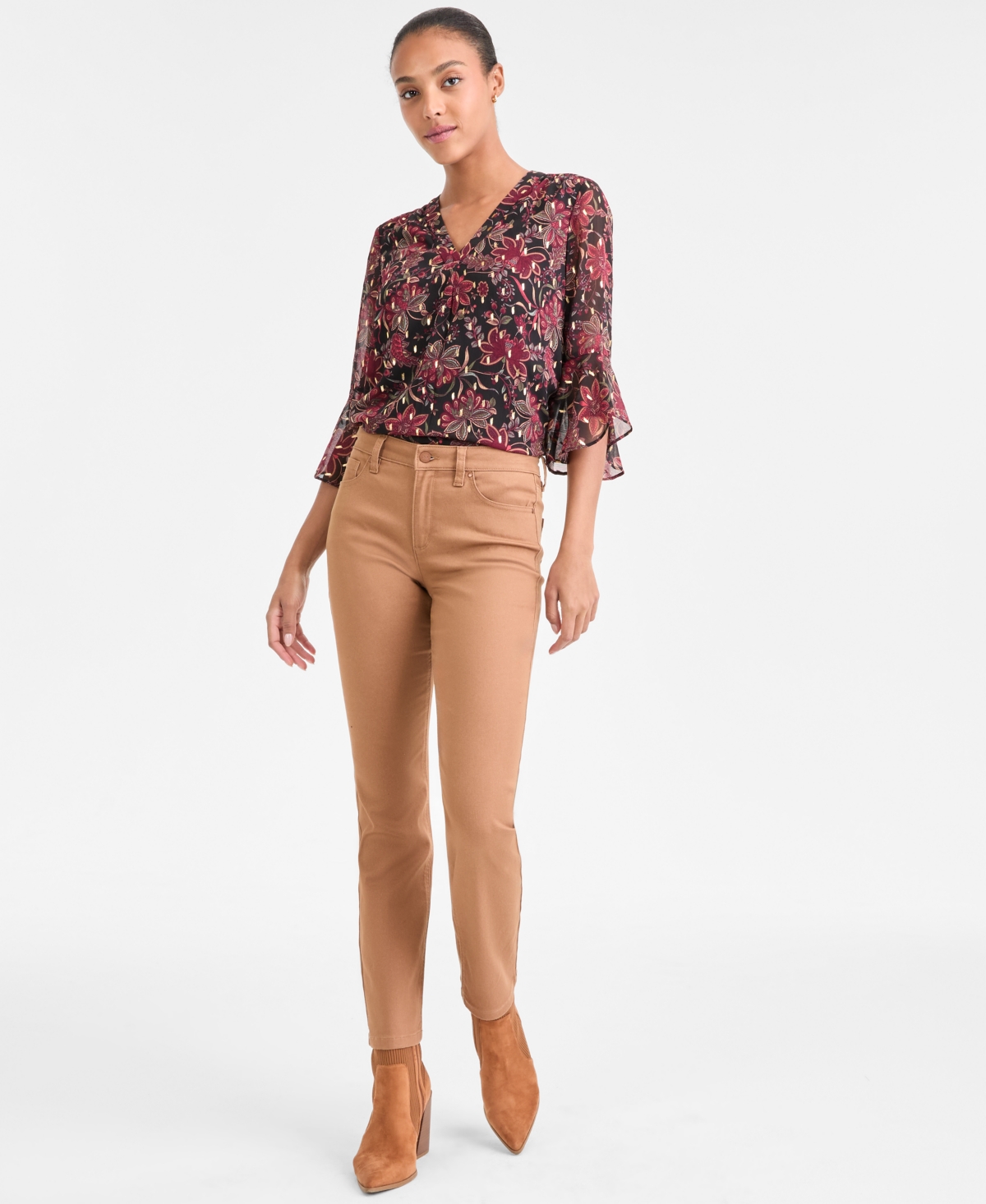 Click here for Jones New York Womens Lexington Ankle Length Strai... prices