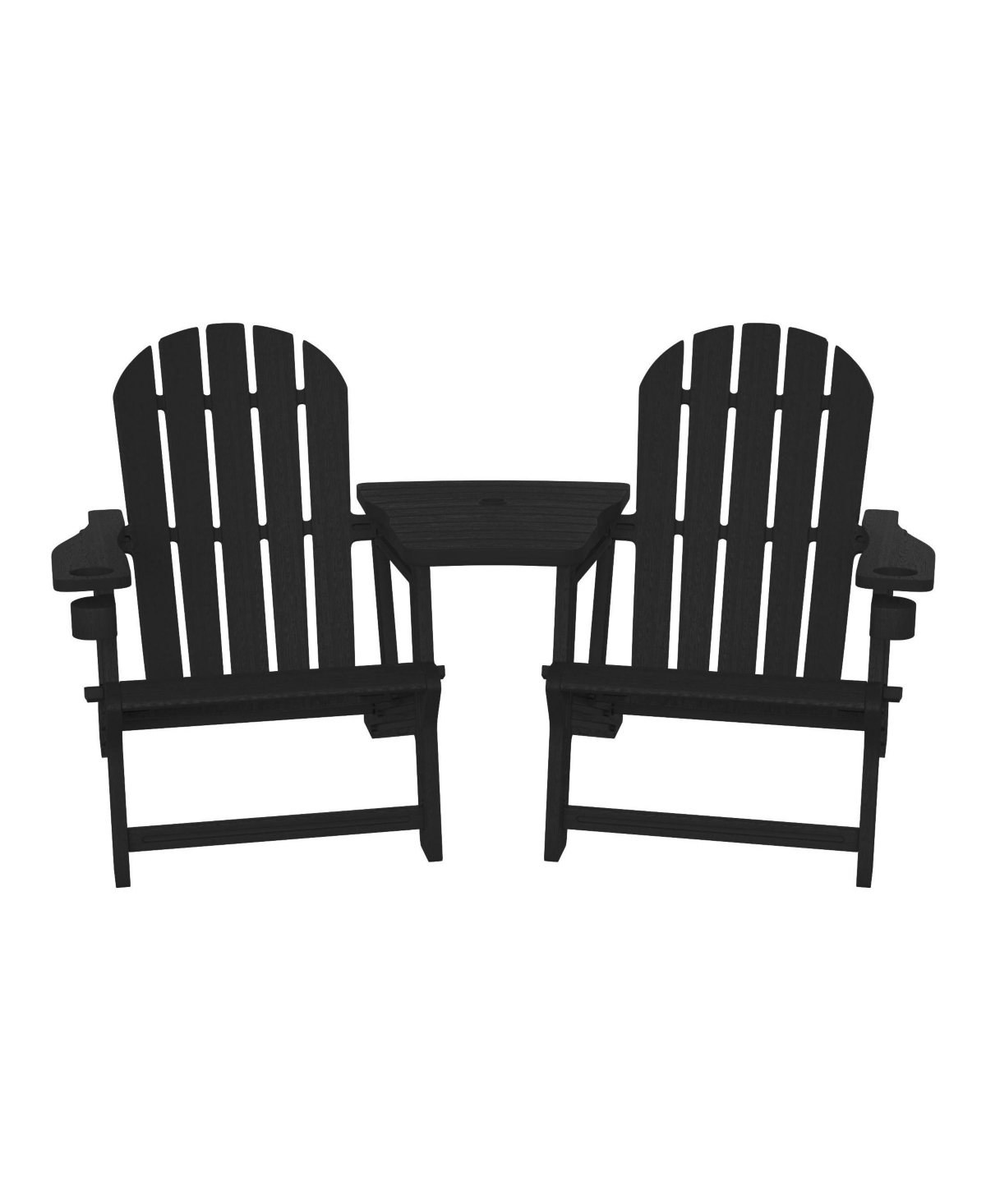Click here for Outdoor Hdpe Adirondack Chairs With Connecting Tab... prices