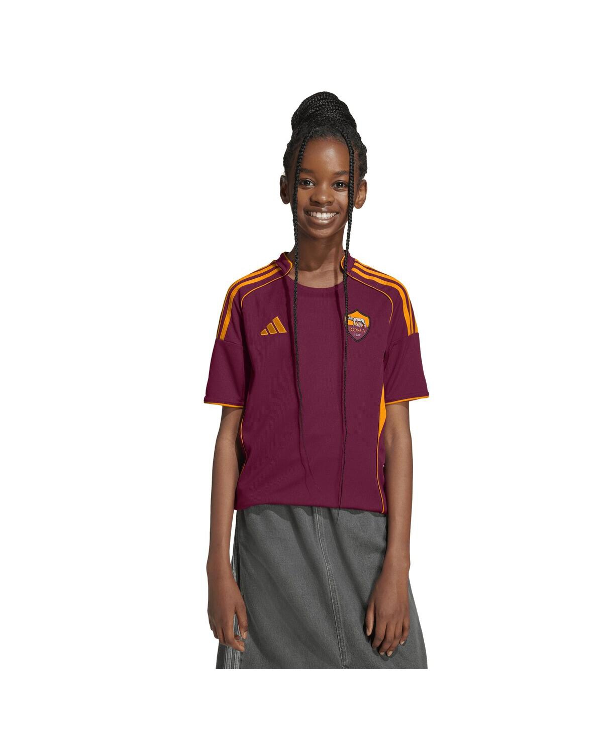 Click here for Adidas Big Boys and Girls Red As Roma 2025/26 Home... prices