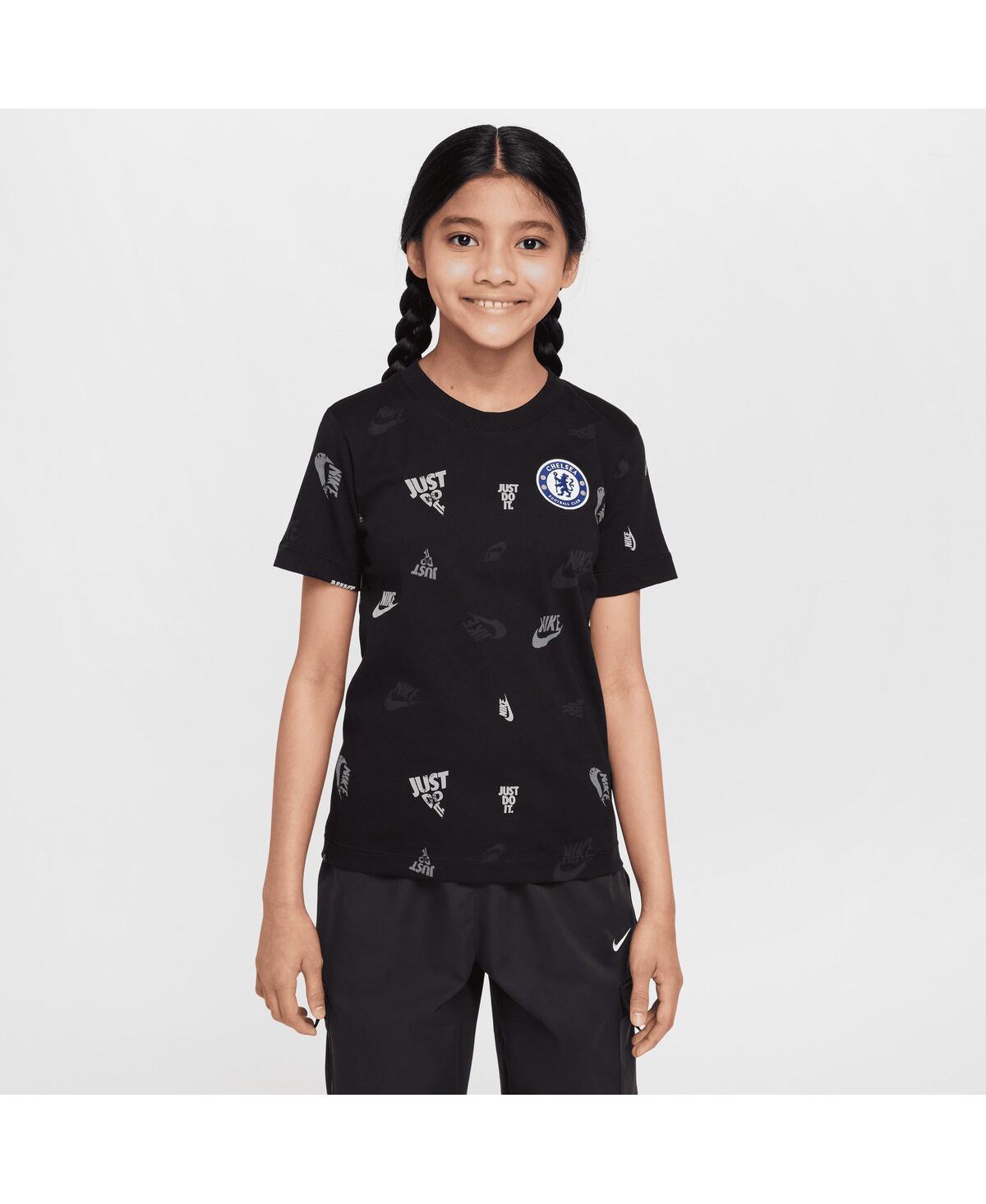 Click here for Nike Big Boys and Girls Black Chelsea Just Do It C... prices