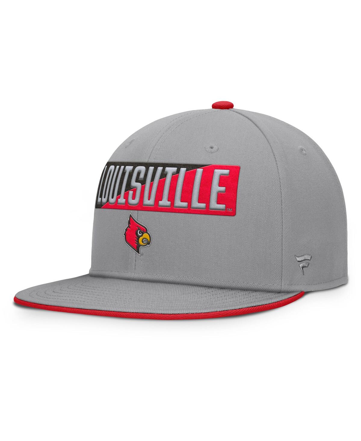 Click here for Fanatics Mens Gray Louisville Cardinals Duo Snapba... prices