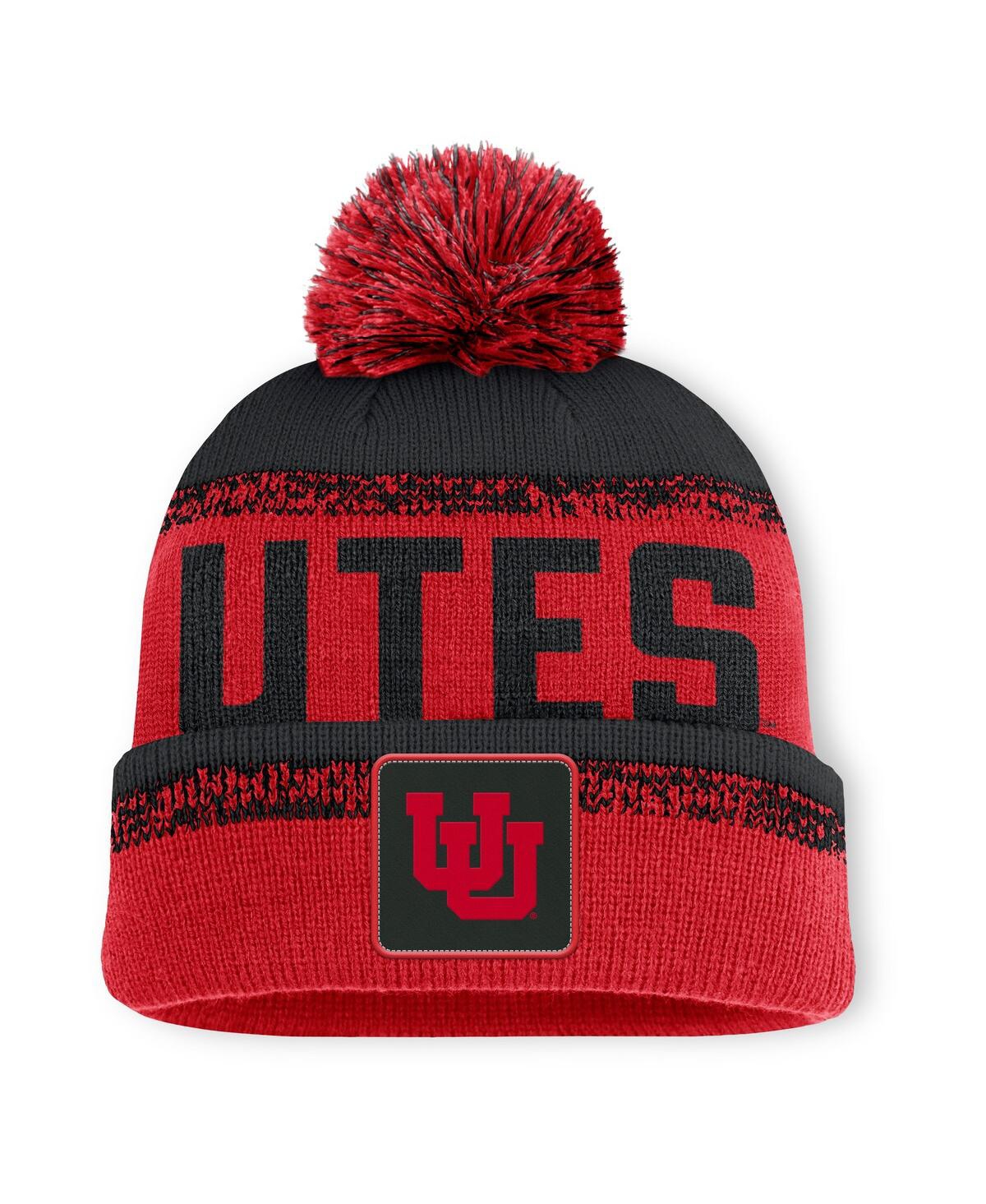 Click here for Fanatics Mens Red/Black Utah Utes Thrive Cuffed wi... prices