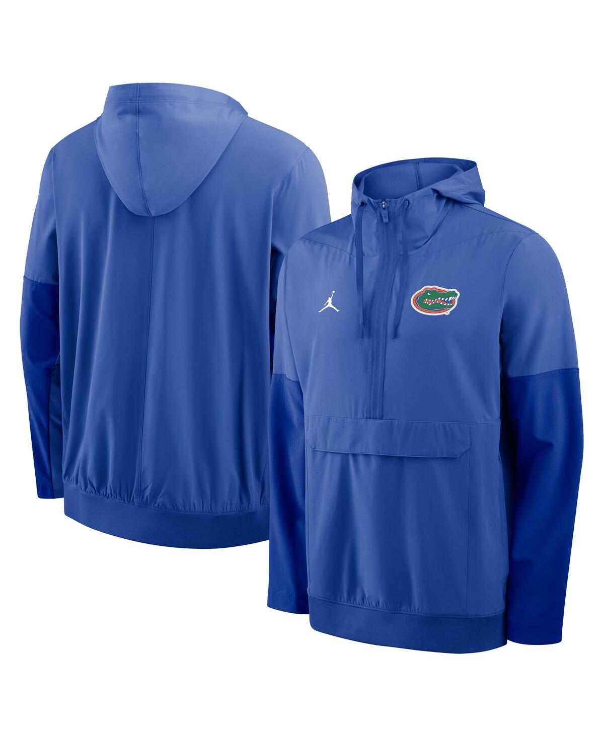 Click here for Nike Mens Royal Florida Gators Anorak Half-Zip Hoo... prices