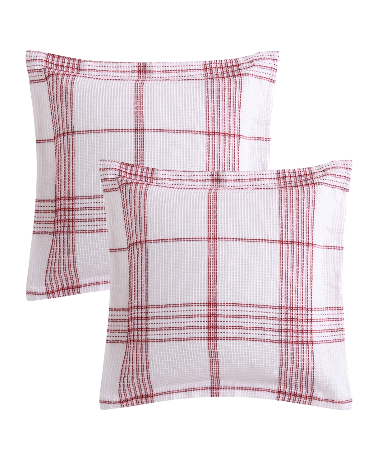 Click here for Levtex Home Waffle Plaid 2-Pc. Sham Set  European... prices
