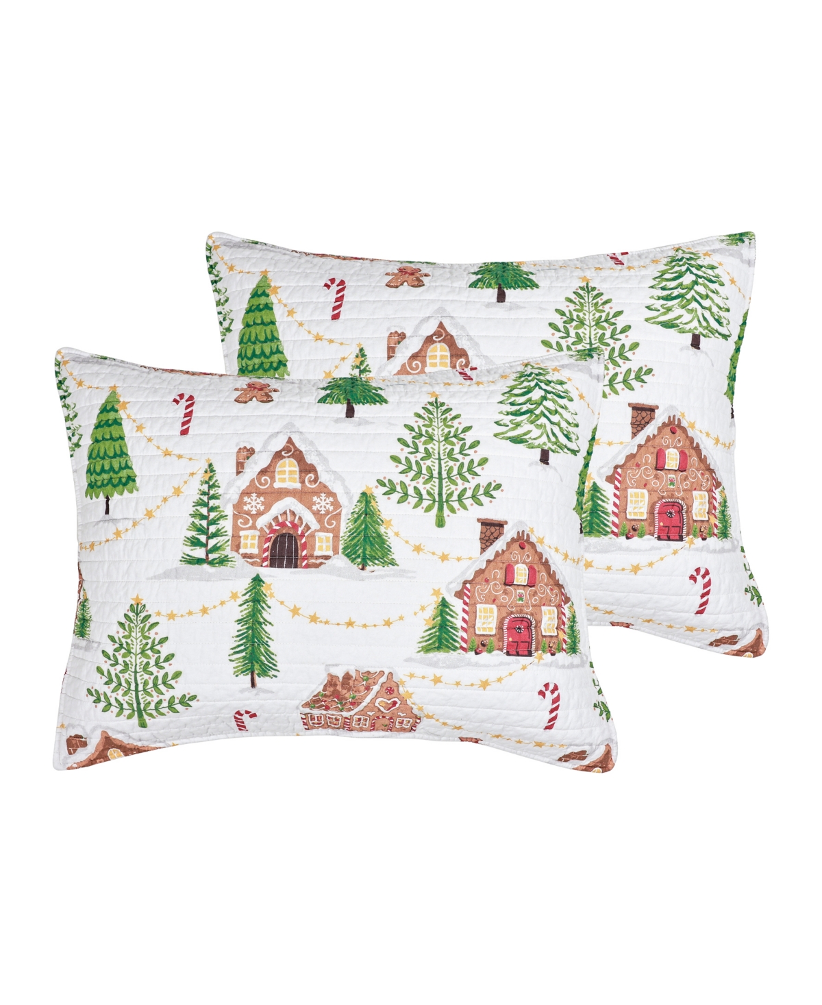 Click here for Levtex Home Gingerbread Village 2-Pc. Sham Set  St... prices