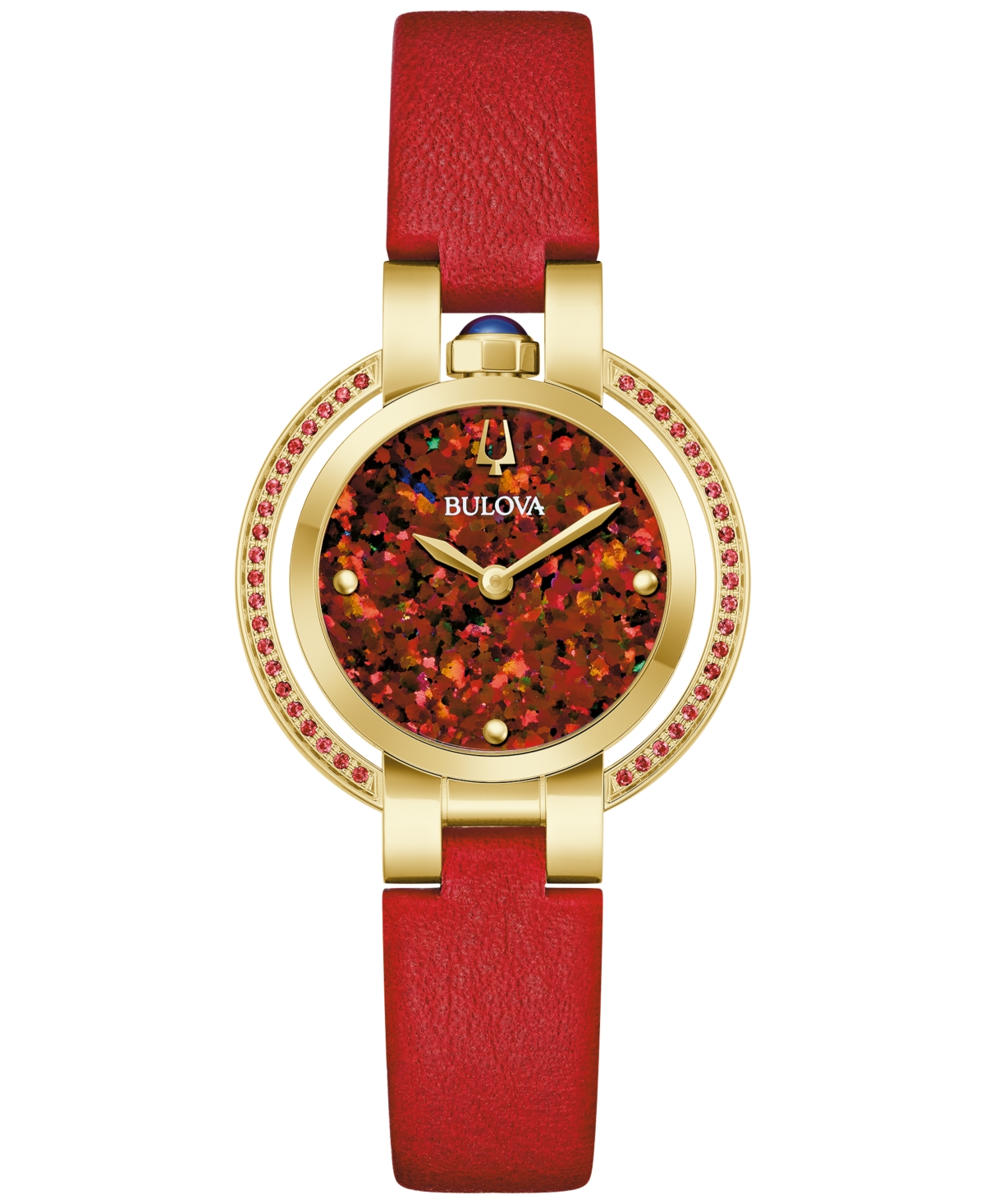 Click here for Bulova Womens Classic Rubaiyat Red Leather Strap W... prices