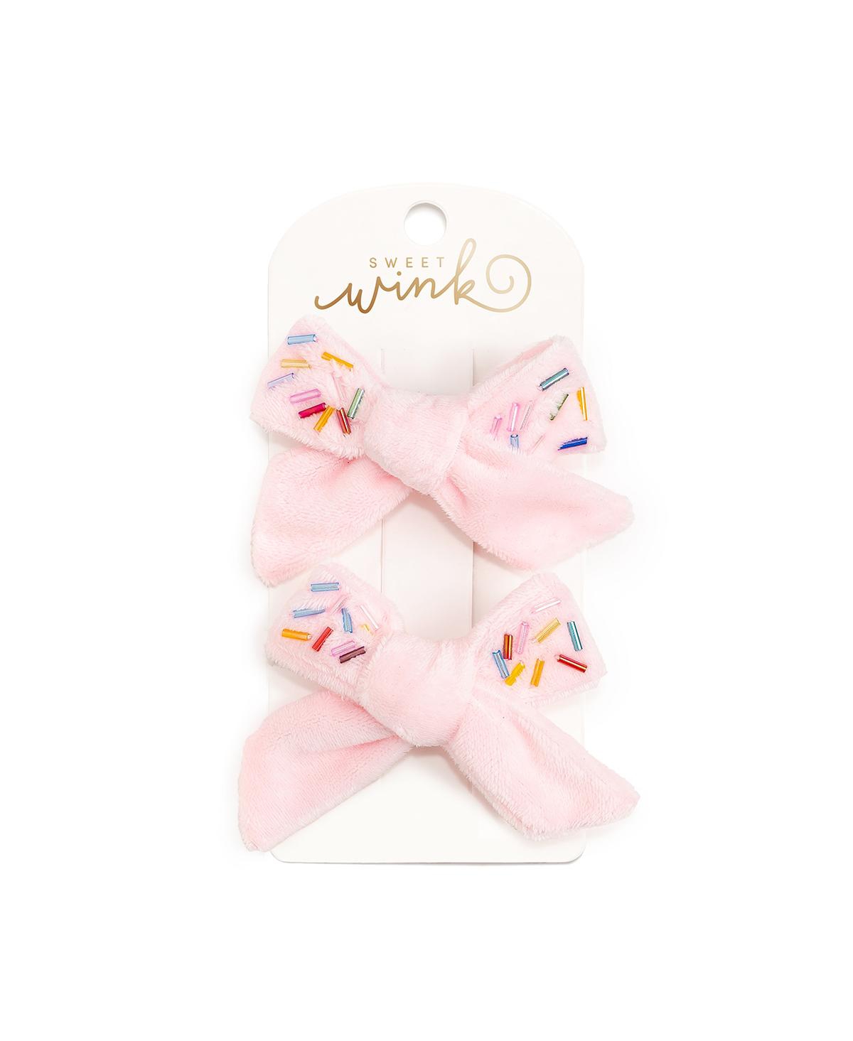 Click here for Sweet Wink Girls Sprinkle Bow Clip Set - Ballet pi... prices