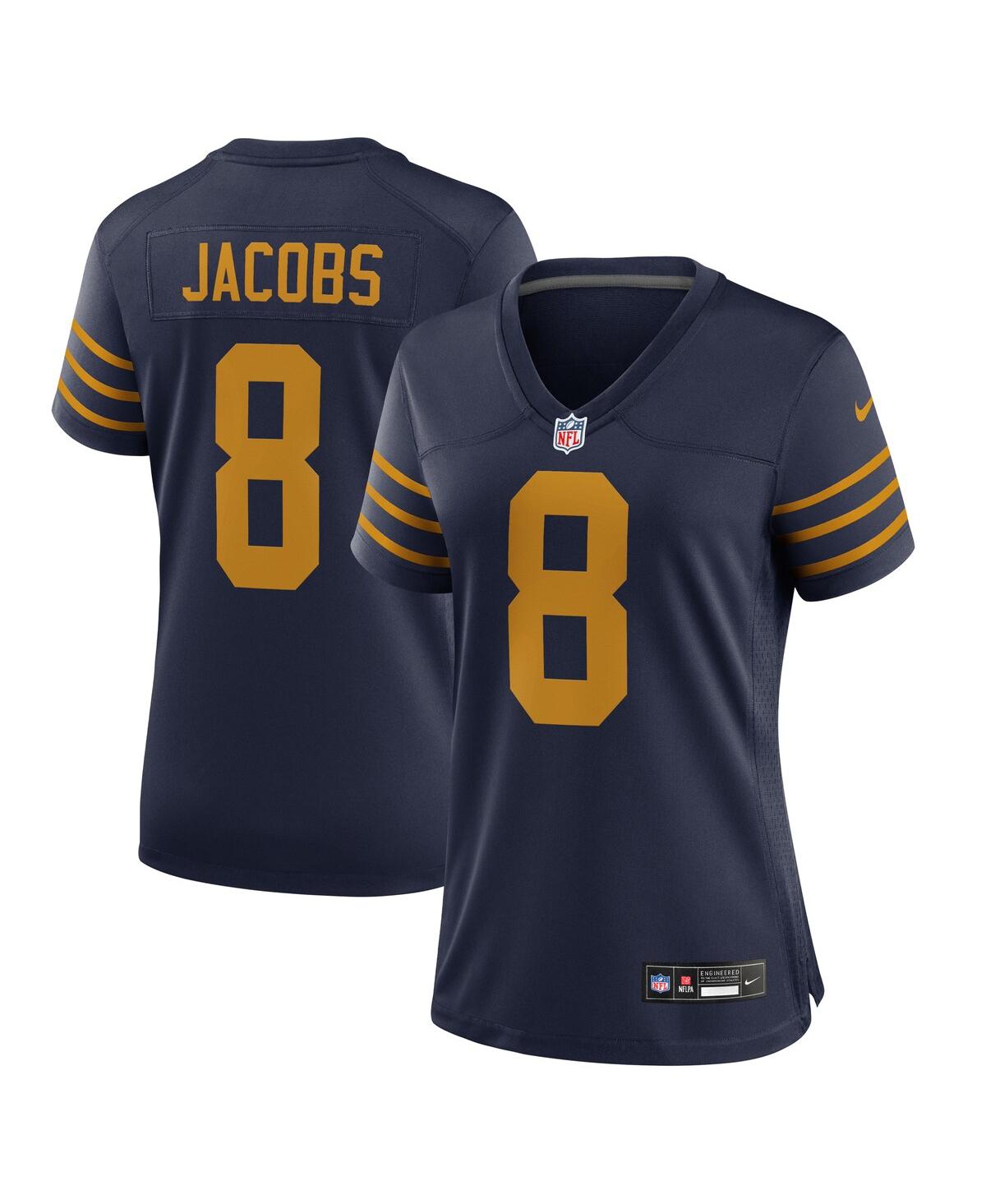 Click here for Nike Womens Josh Jacobs Navy Green Bay Packers The... prices