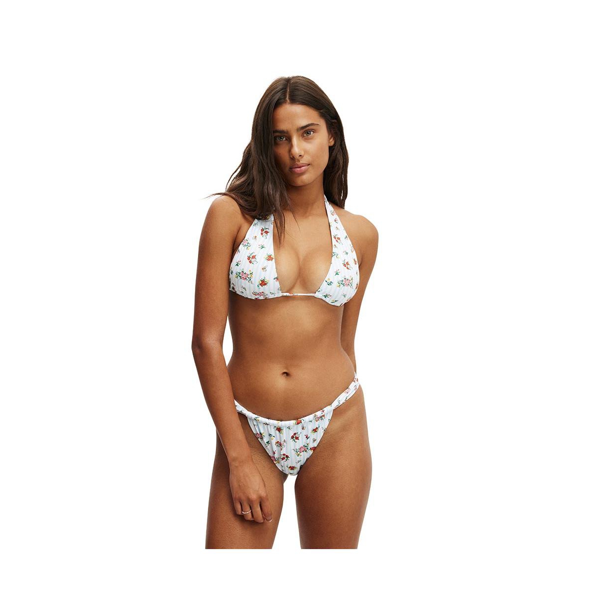 Click here for Cotton On Womens Gathered Thick Strap Brazilian Bi... prices