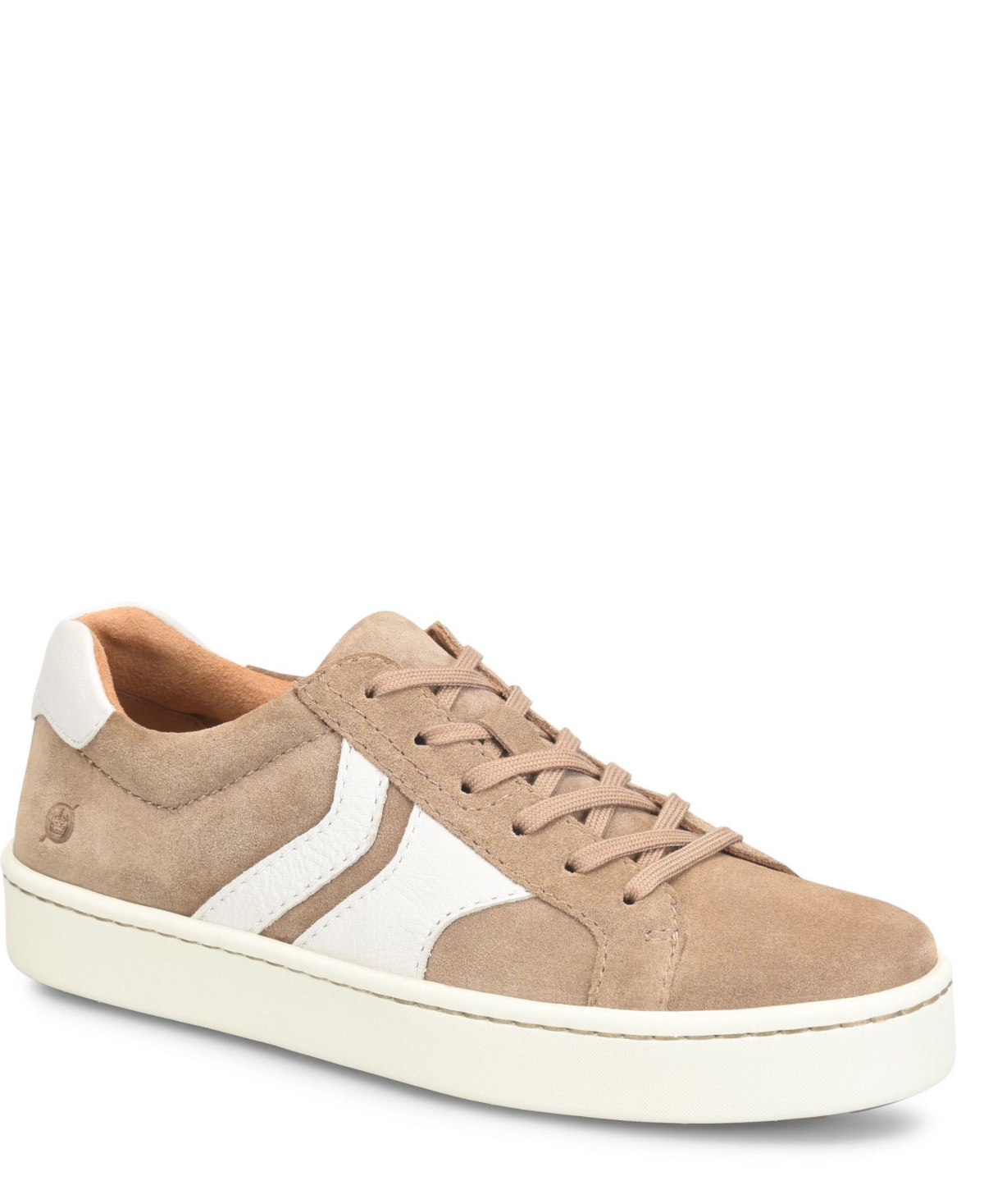 Click here for Born Mens Beck Tie Sneakers - Taupe prices
