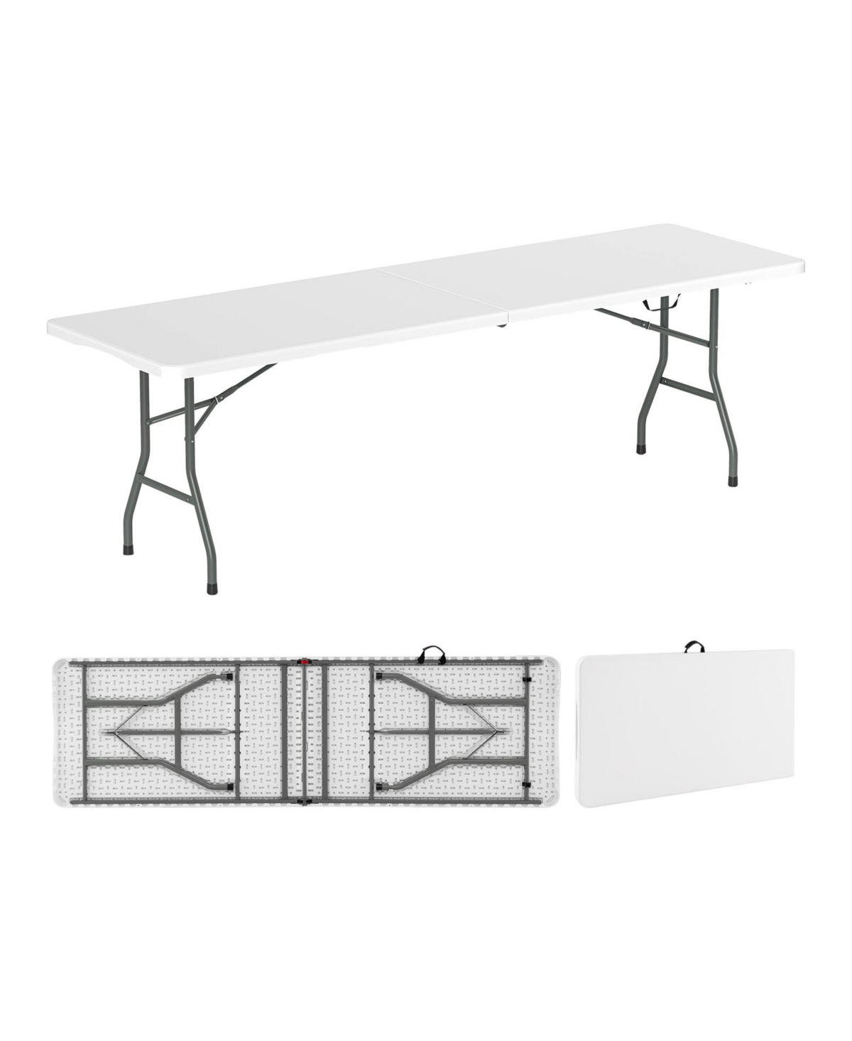Click here for Akiudex 8FT Folding Patio Table with Hdpe Top and... prices