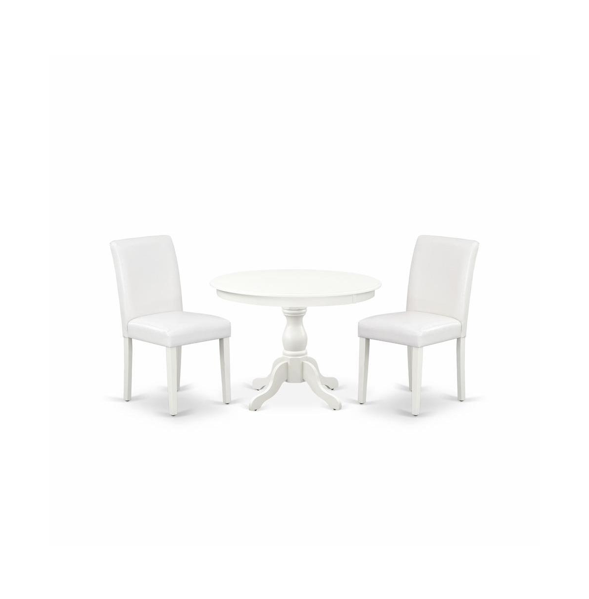 Click here for East West Furniture 3 Piece Dining Room Set - Line... prices
