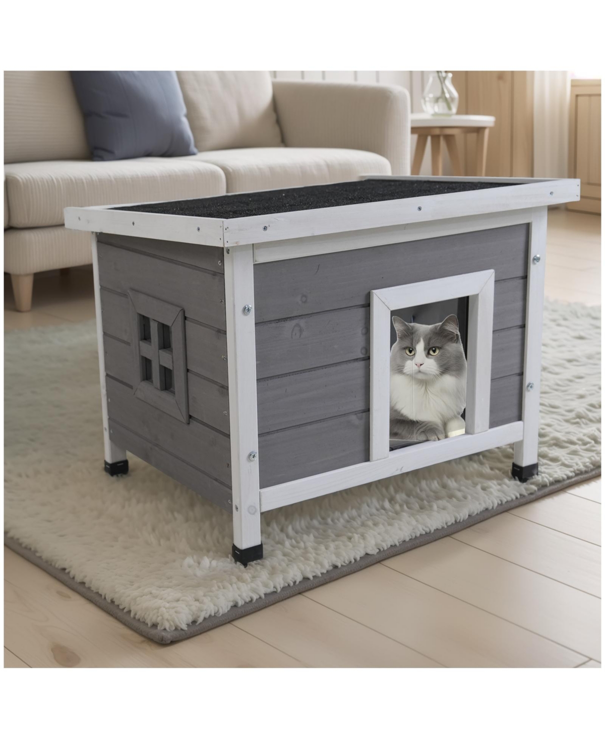 Click here for Aostirmotor Waterproof Outdoor Indoor Cat Shelter... prices